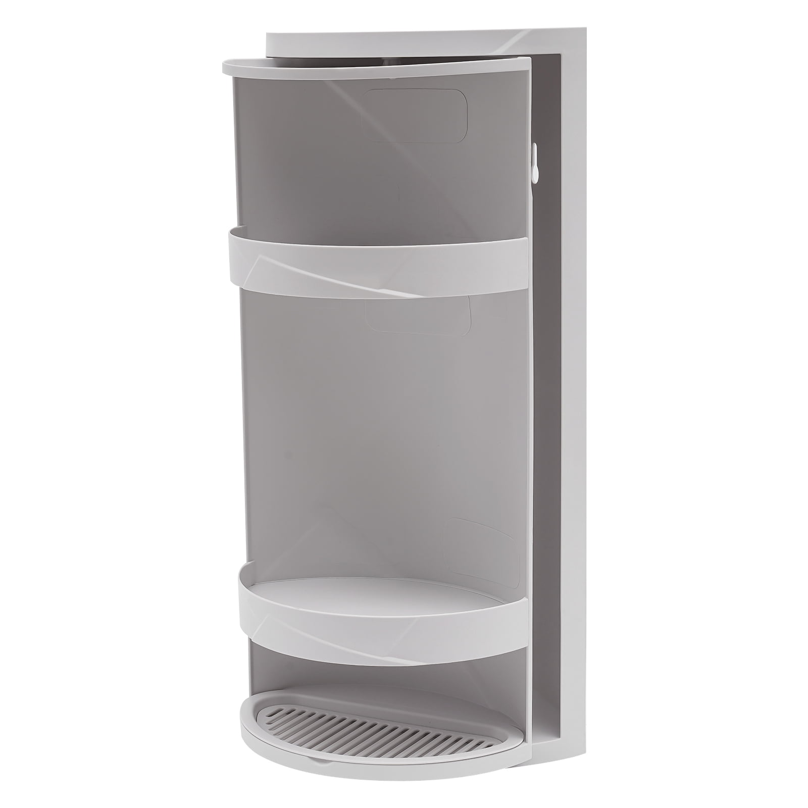 Wildnix 3-Tier Desk Organizer Box with Rotating Door, Water Tray, and ...