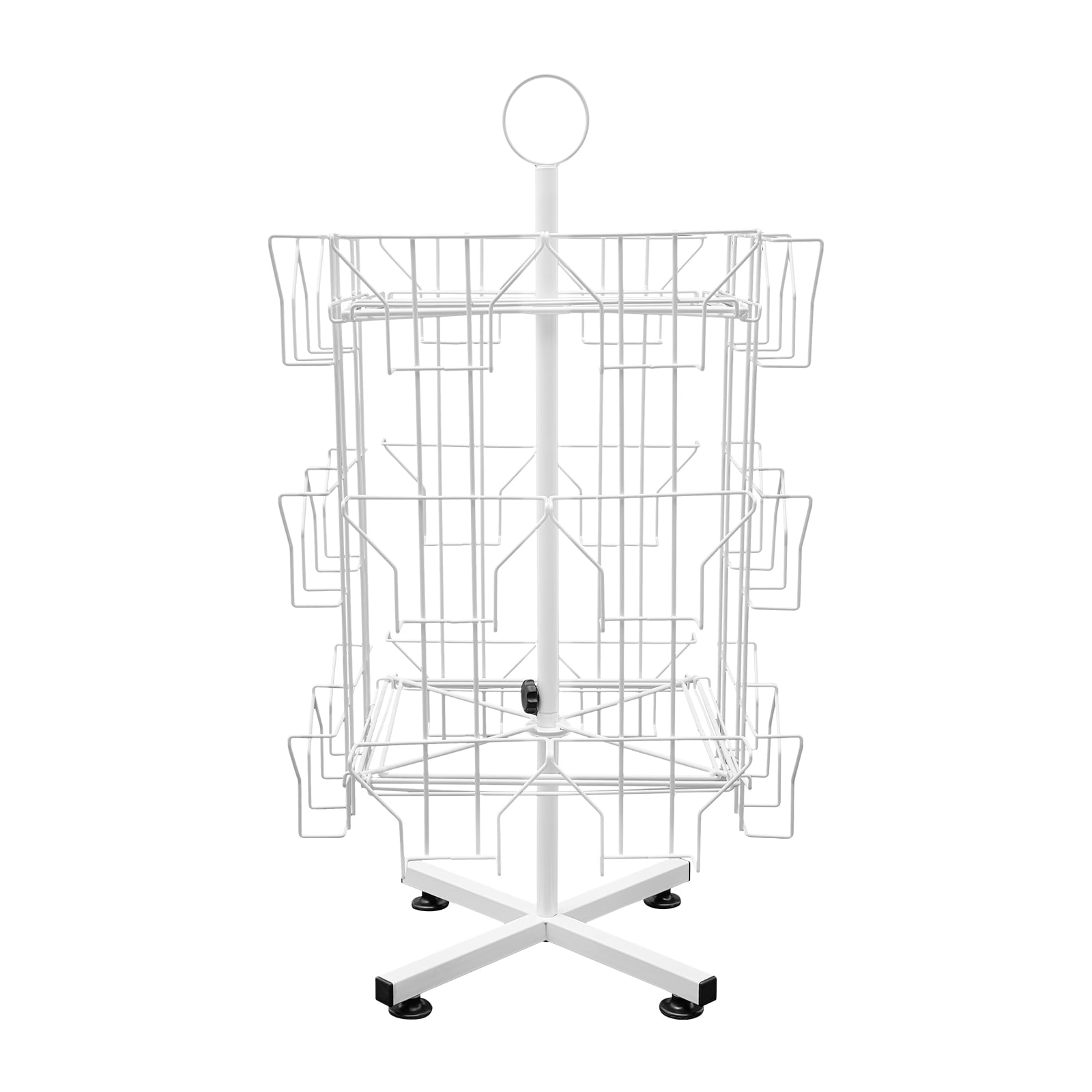 Wildnix 3-Tier Greeting Card Display Stand with 24 Pockets, Sturdy Cold ...