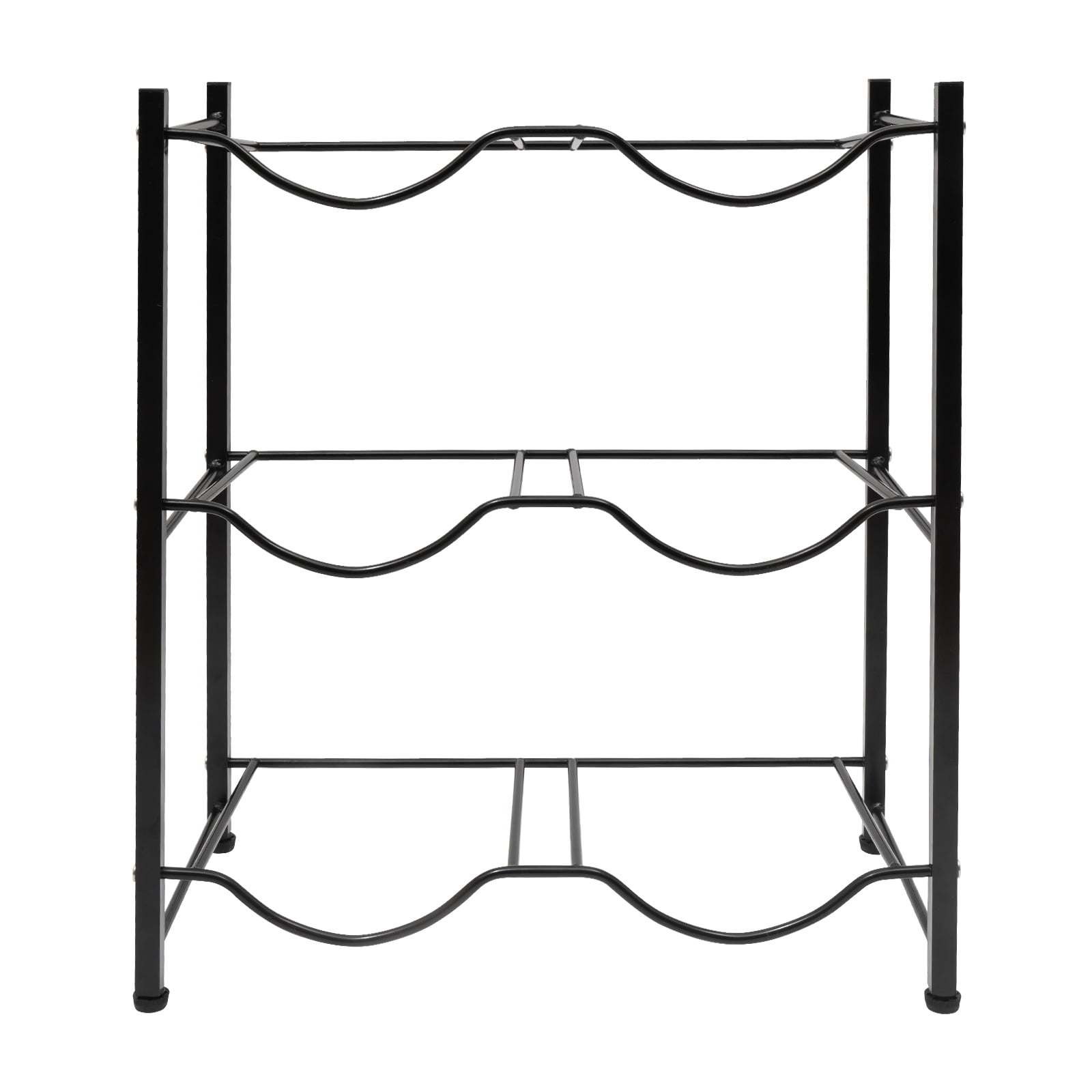 Wildnix 3-Tier Water Jug Rack, Double-Row Water Bottle Rack for 5 ...
