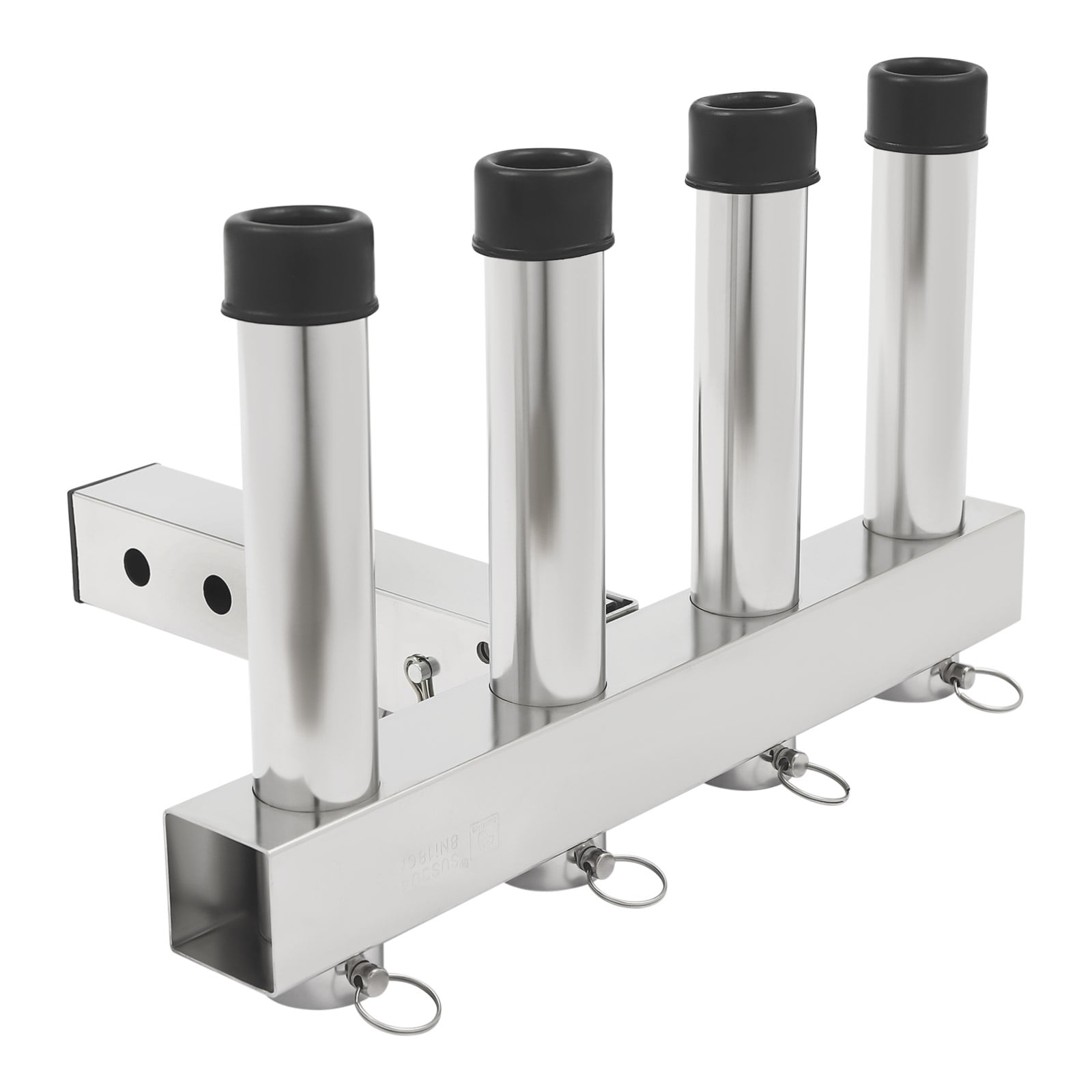 Wildnix 4-Holders Fishing Rod Storage Rack, Durable 304 Stainless Steel ...