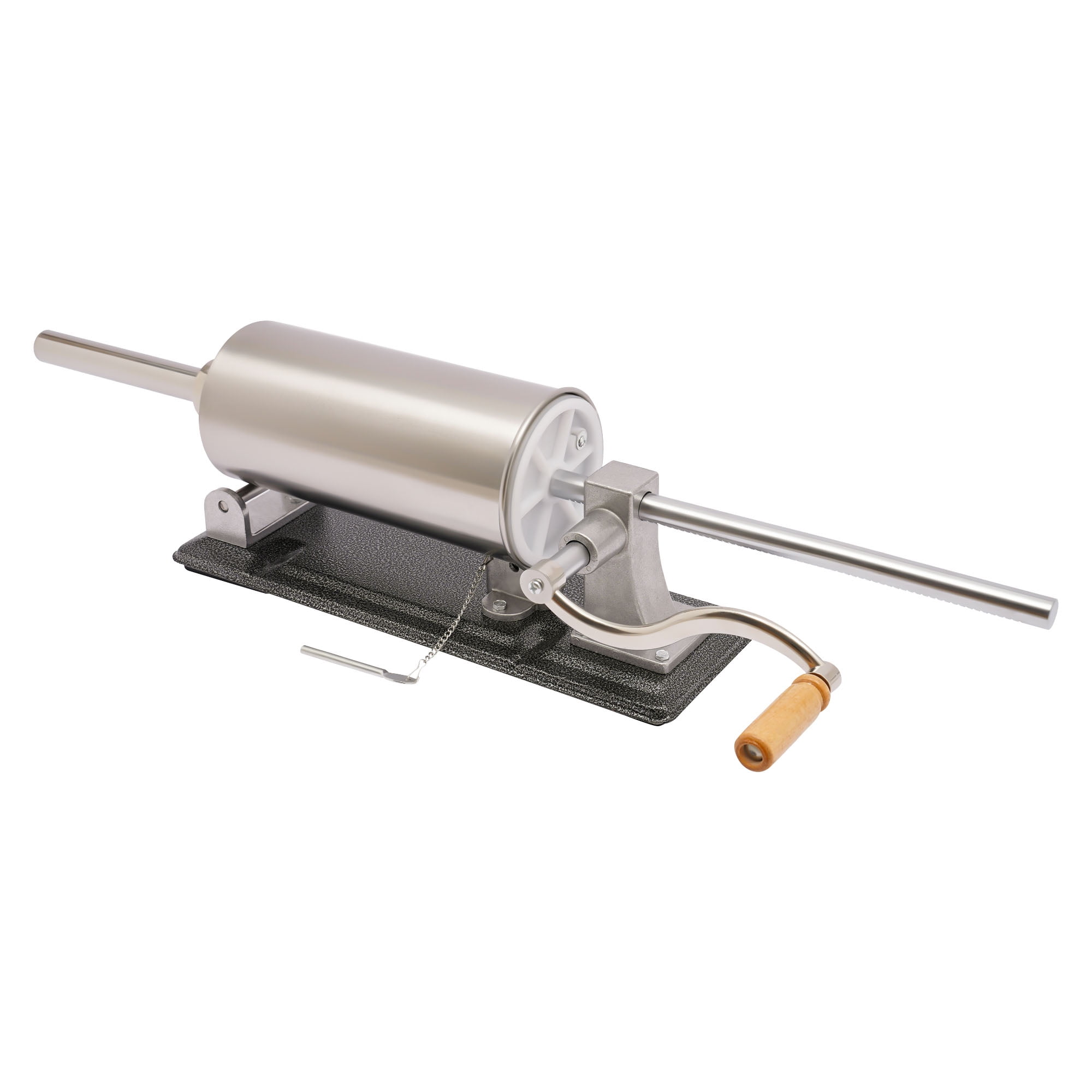 Wildnix 4L Stainless Steel Sausage Stuffer with Multiple Tube Sizes ...
