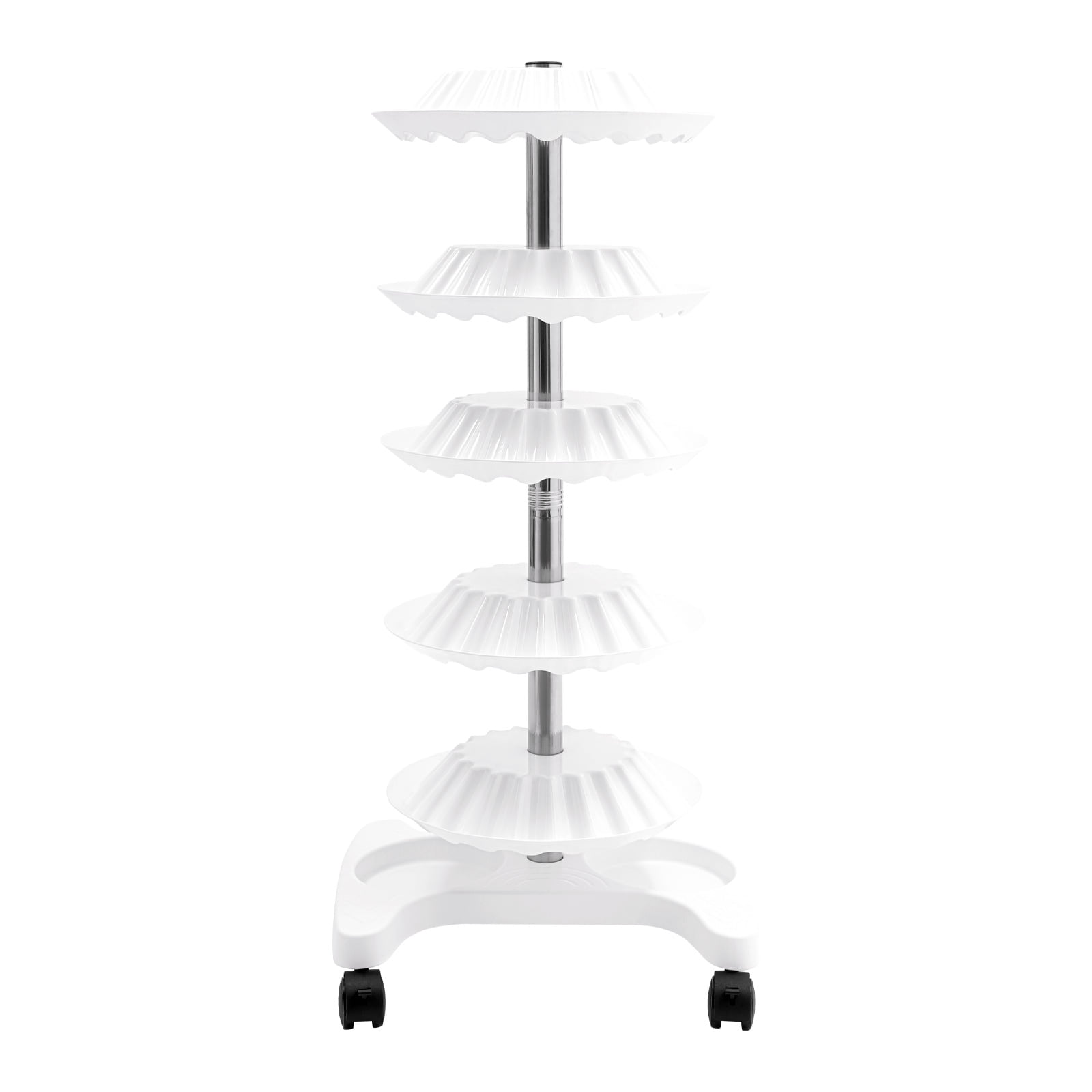 Wildnix 5-Tier Rotating Nail Polish Rack, 360° Rotation, Floorstanding ...