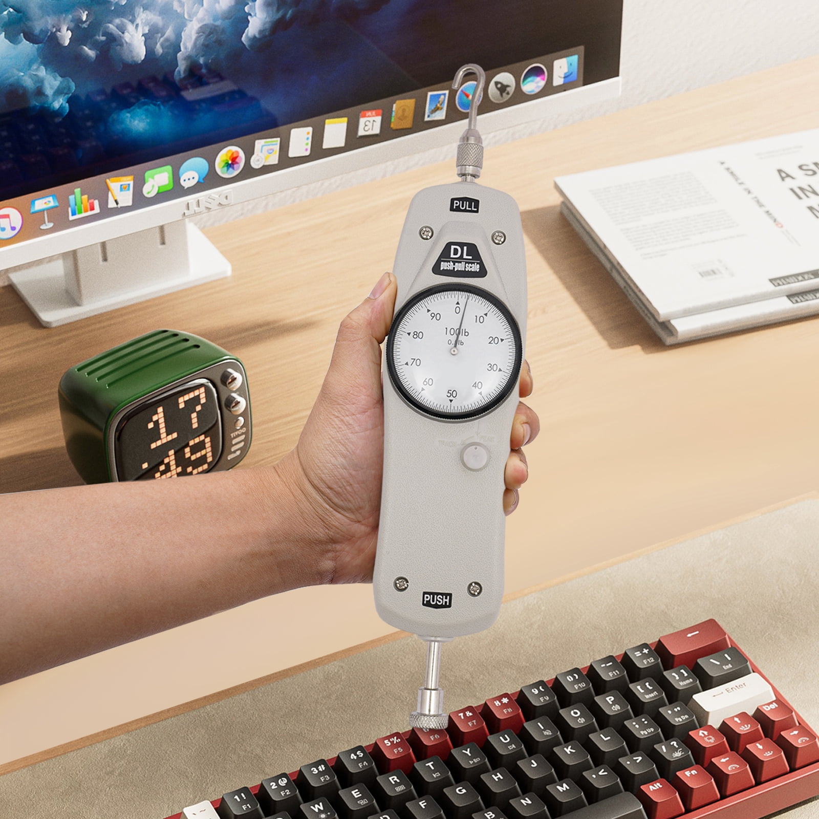Wildnix Accurate and Force Gauge for Push-Pull Testing with 5 Test ...