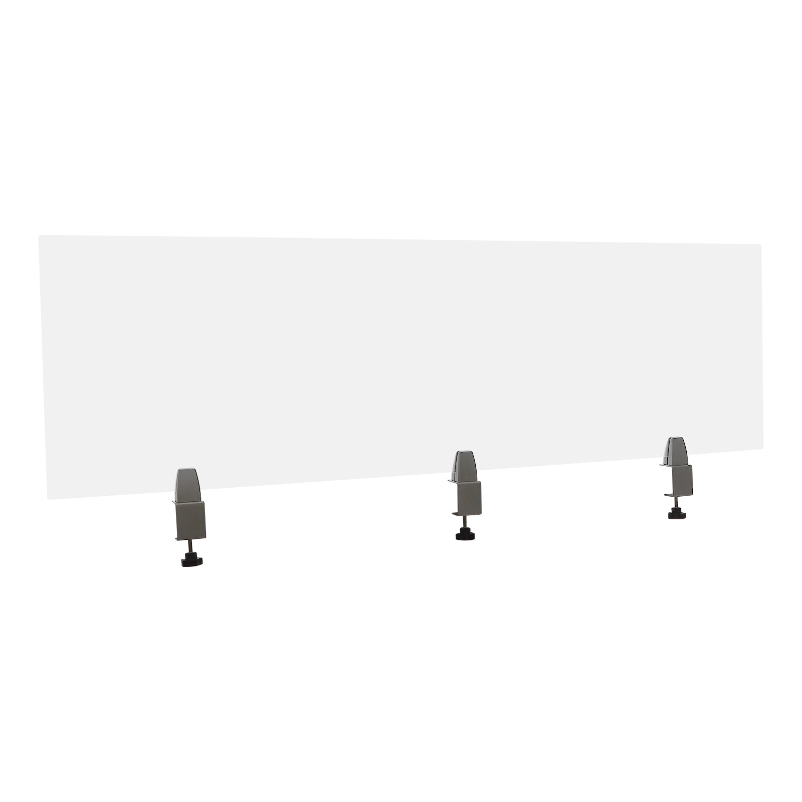 Wildnix Acrylic Desk Divider Privacy Panel with Smooth Edges, Clamp-on ...