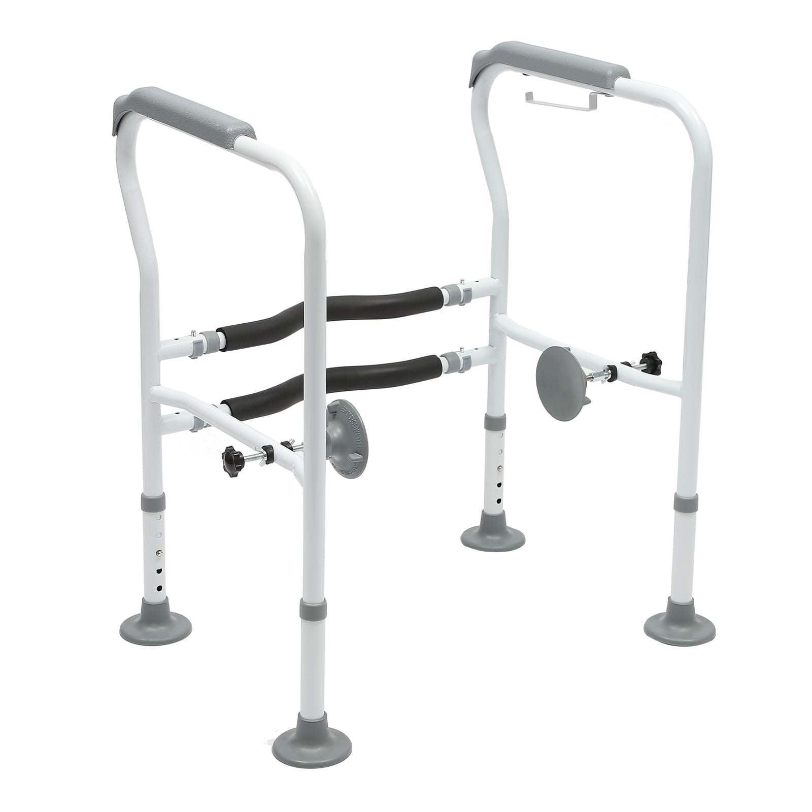 Wildnix Adjustable Toilet Grab Bars with Anti-Skid Armrests for ...