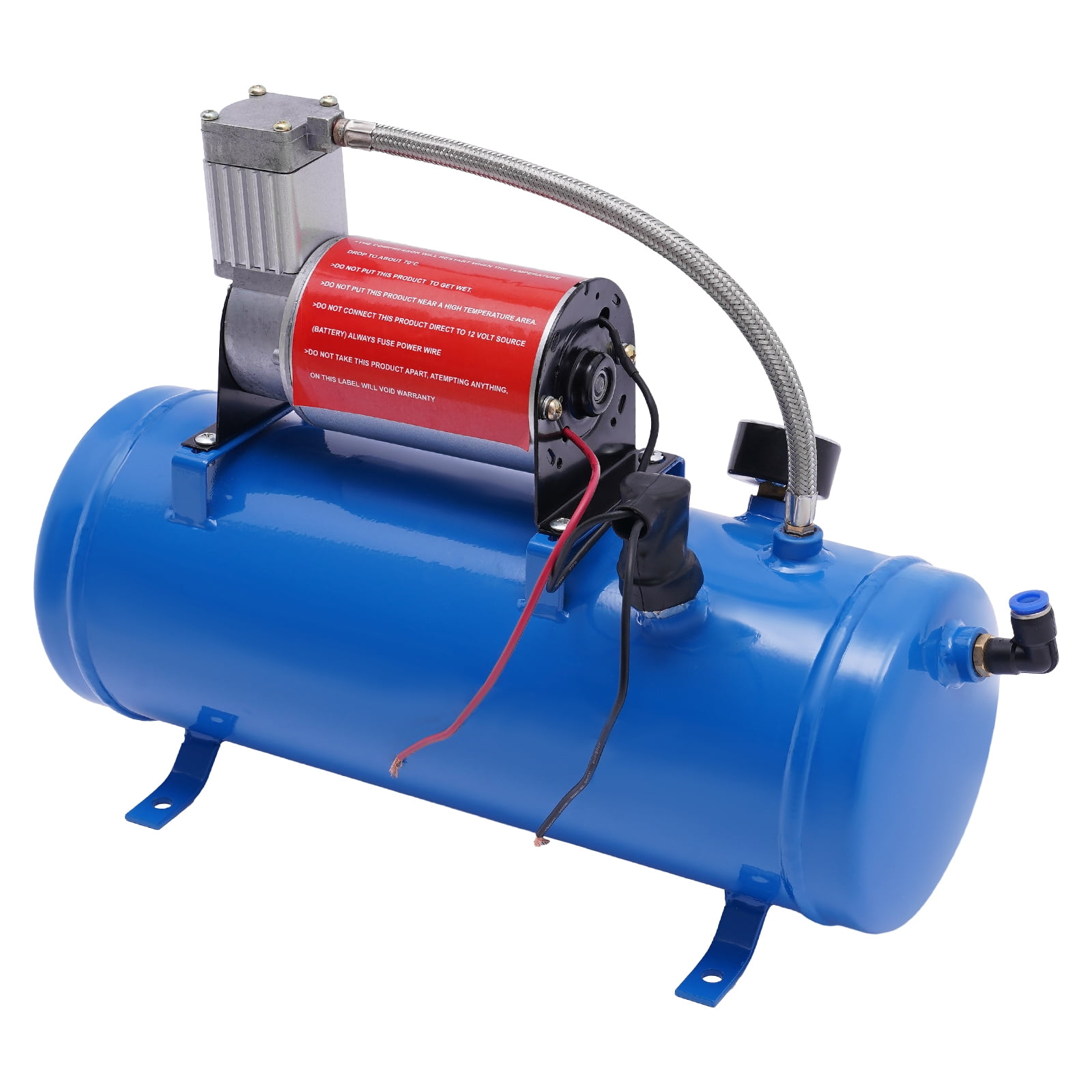 Wildnix Air Tire Pump – Automatic Cutoff at 8bar, 100psi Fast Inflation ...