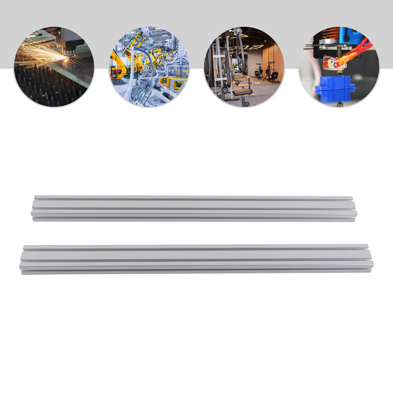 Wildnix Aluminum Profile with Smooth Edges and Pre-Drilled Holes ...