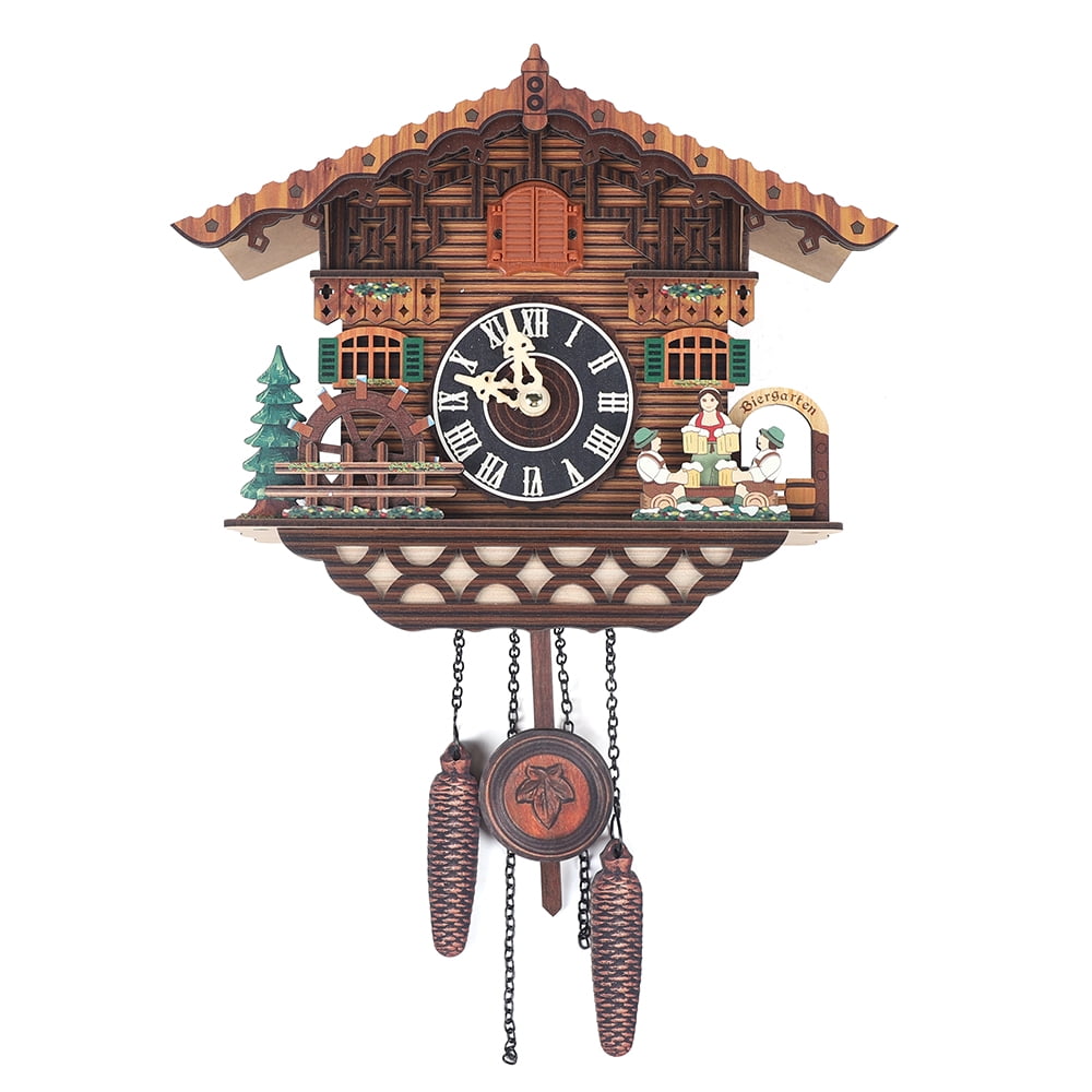 Wildnix Brown Cuckoo Clock, MDF Board, Battery-Powered, Ideal for ...