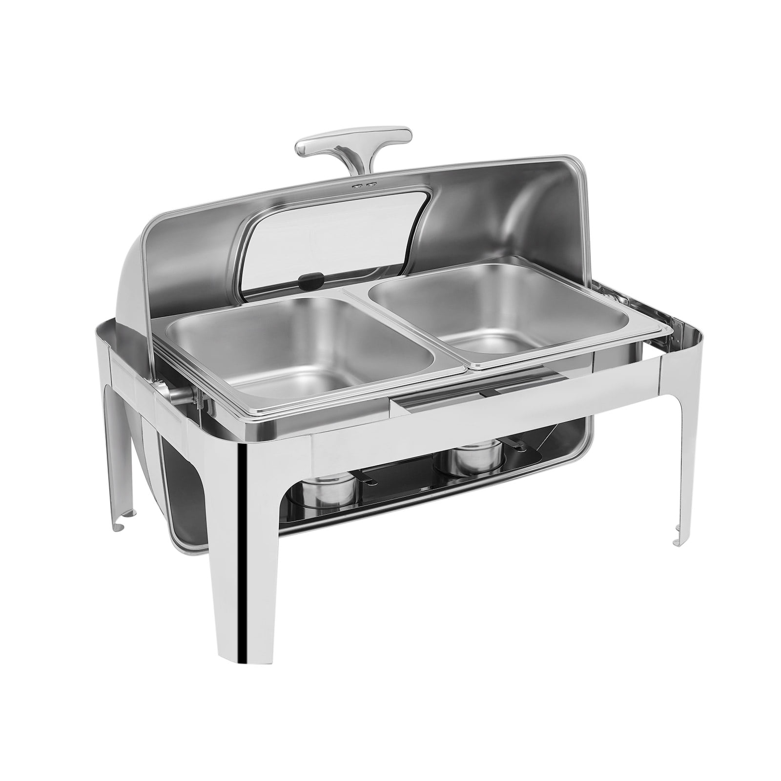 Wildnix Chafing Dish Buffet Set with 14.26 Quart Capacity, High-Quality ...