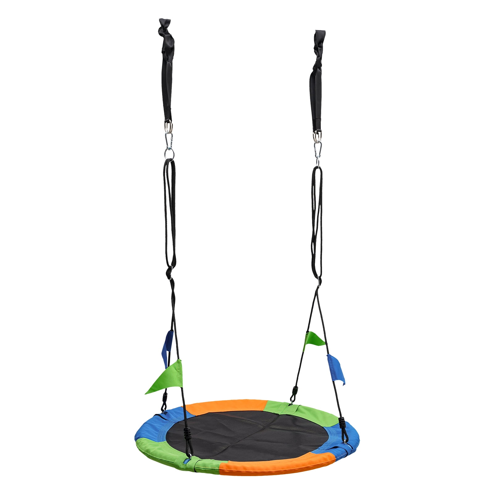 Wildnix Children swing with large seat (φ3.2ft), strong 661 lbs weight ...