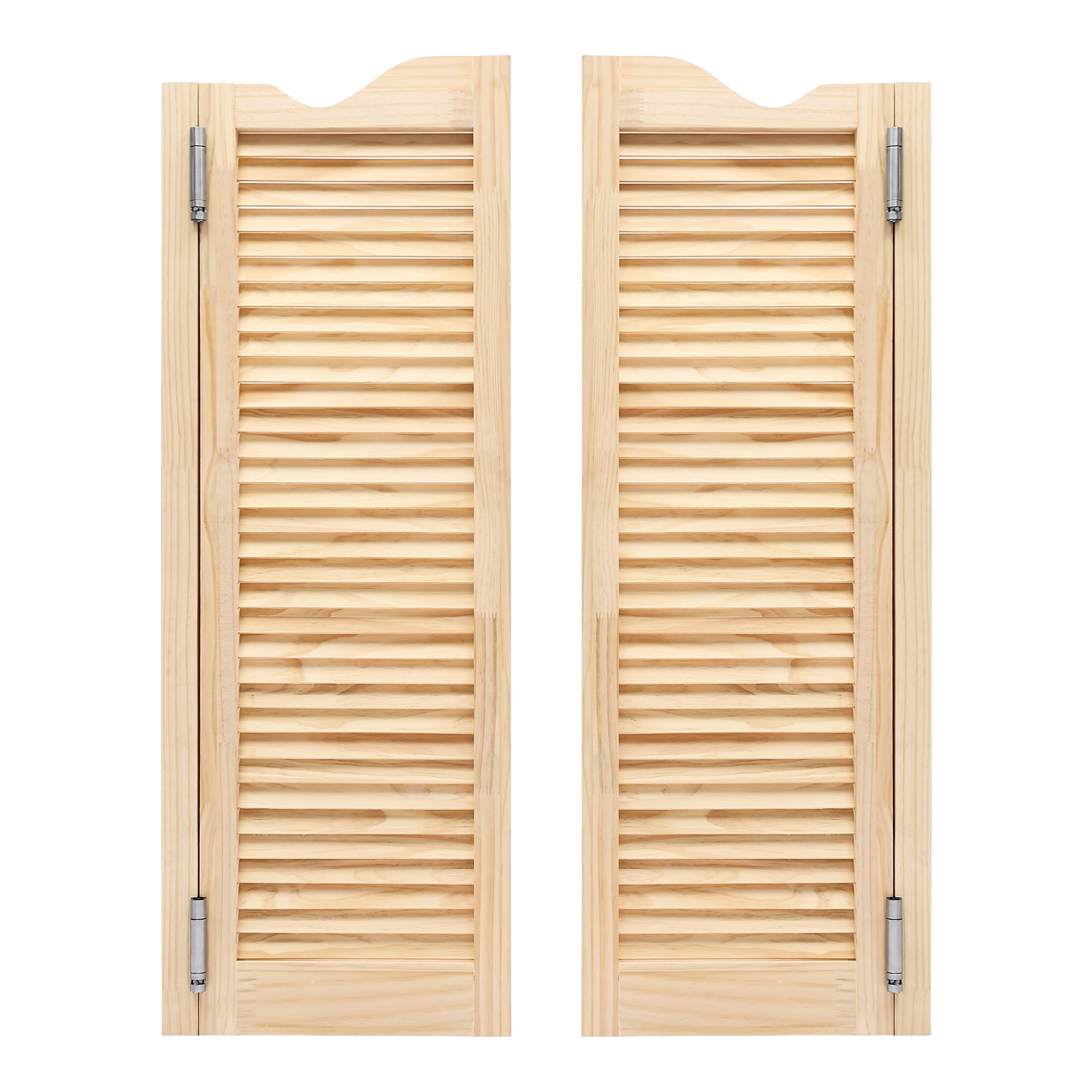 Wildnix Double-Door Pine Wood Partition Door for Indoor Spaces ...