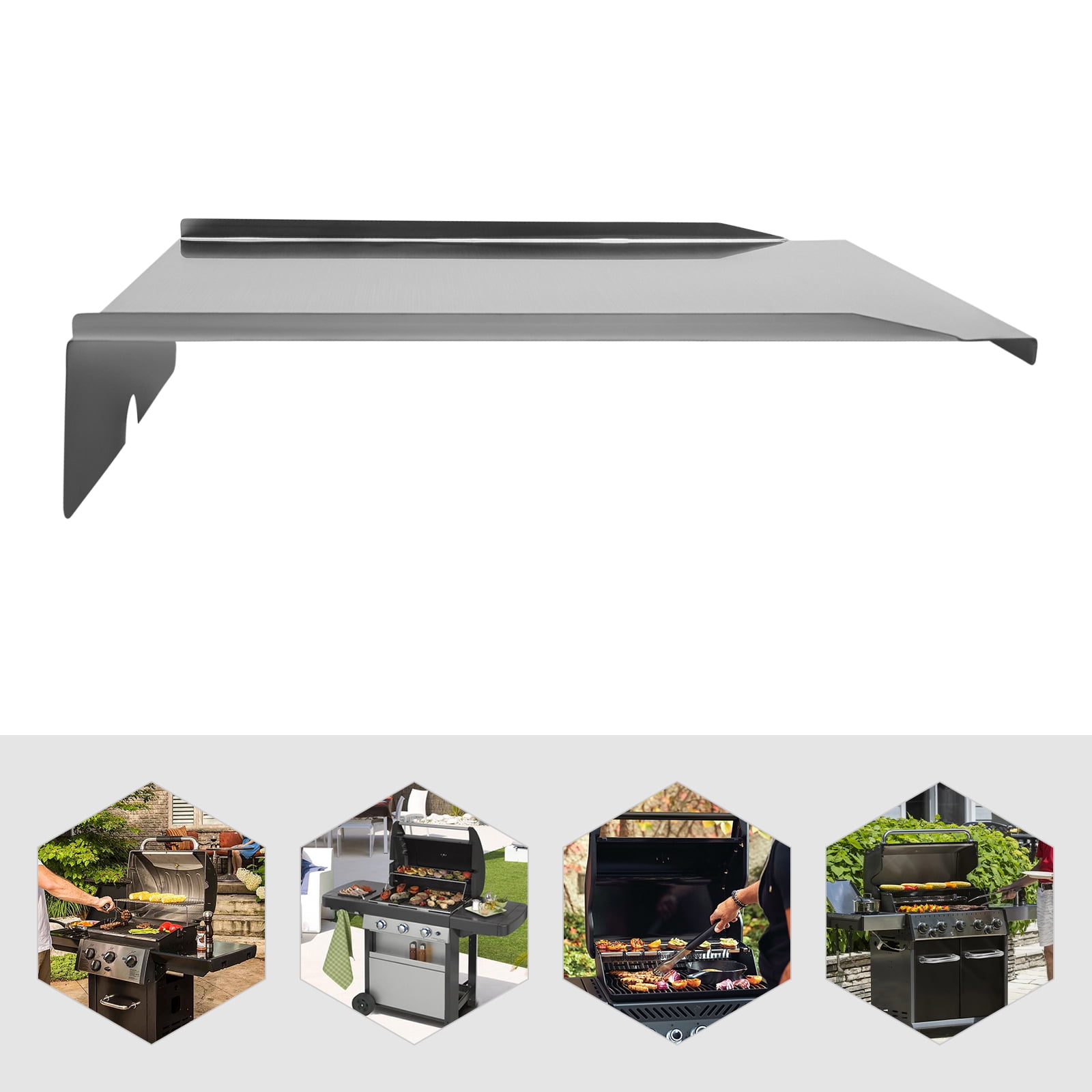 Wildnix Drip Pan Heat Baffle and Grease Drip Tray Liners Kit for ...