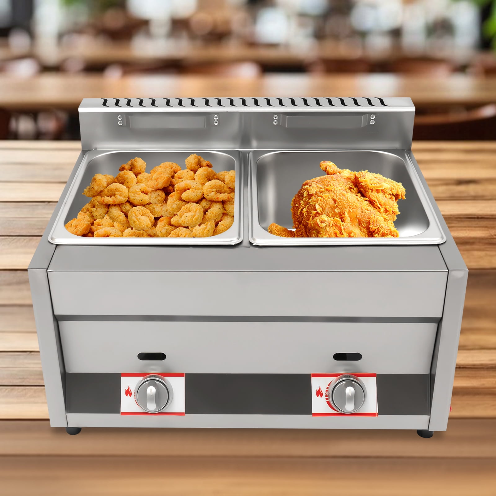 Wildnix Dual 6L Gas Food Heating Pot with Stainless Steel Construction ...