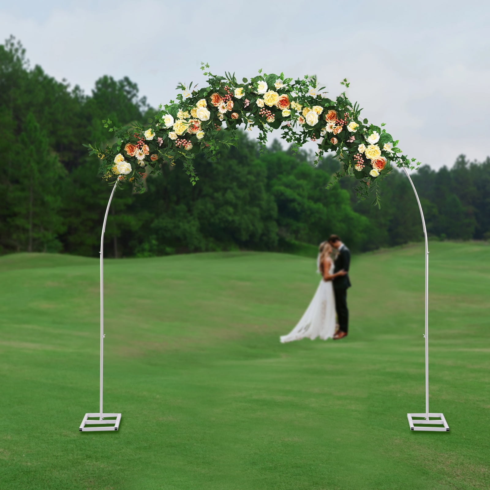 Wildnix Durable Wedding Arch, Iron Frame with Smooth Surface, Easy to ...