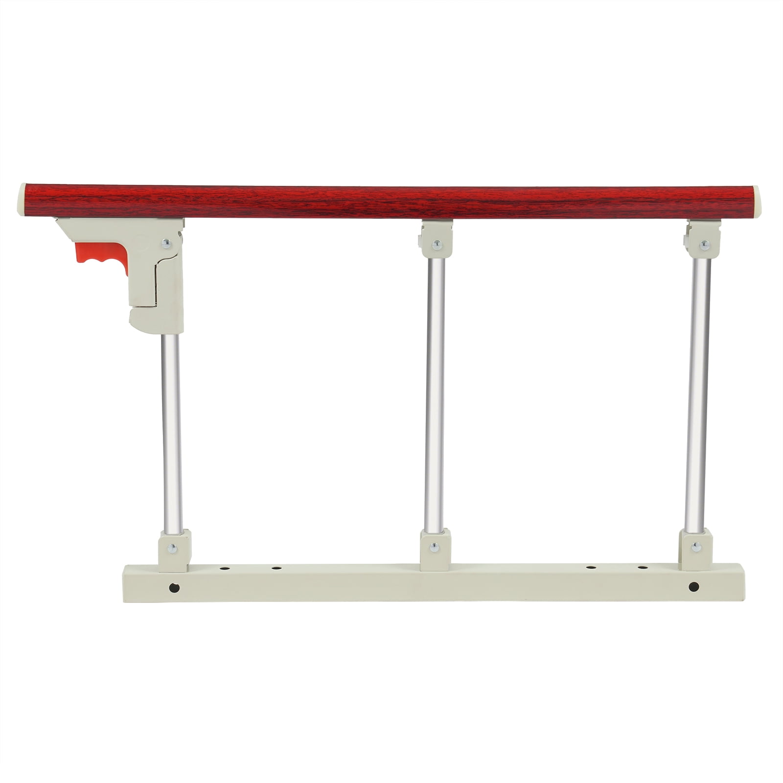Wildnix Foldable Bed Rail with PVC Caps, Red Button for Easy Folding ...