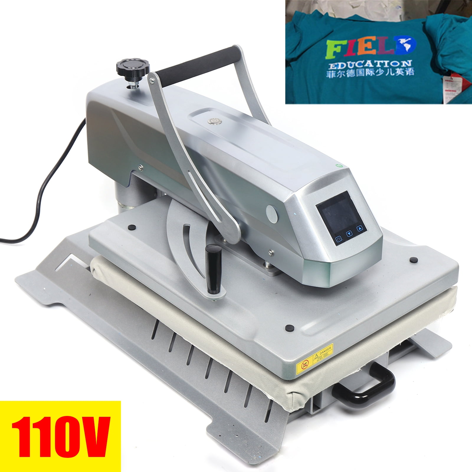 Wildnix Heat Press Machine with Adjustable Pressure, Intelligent ...