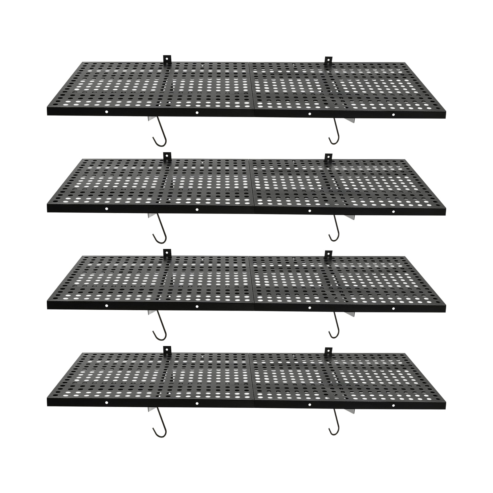 Wildnix Heavy Duty Garage Wall Shelves with Strong Load Capacity, 560 ...