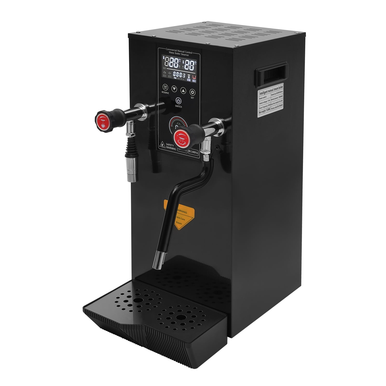 Wildnix High Power 3000W Electric Milk Frother and Water Boiler with ...