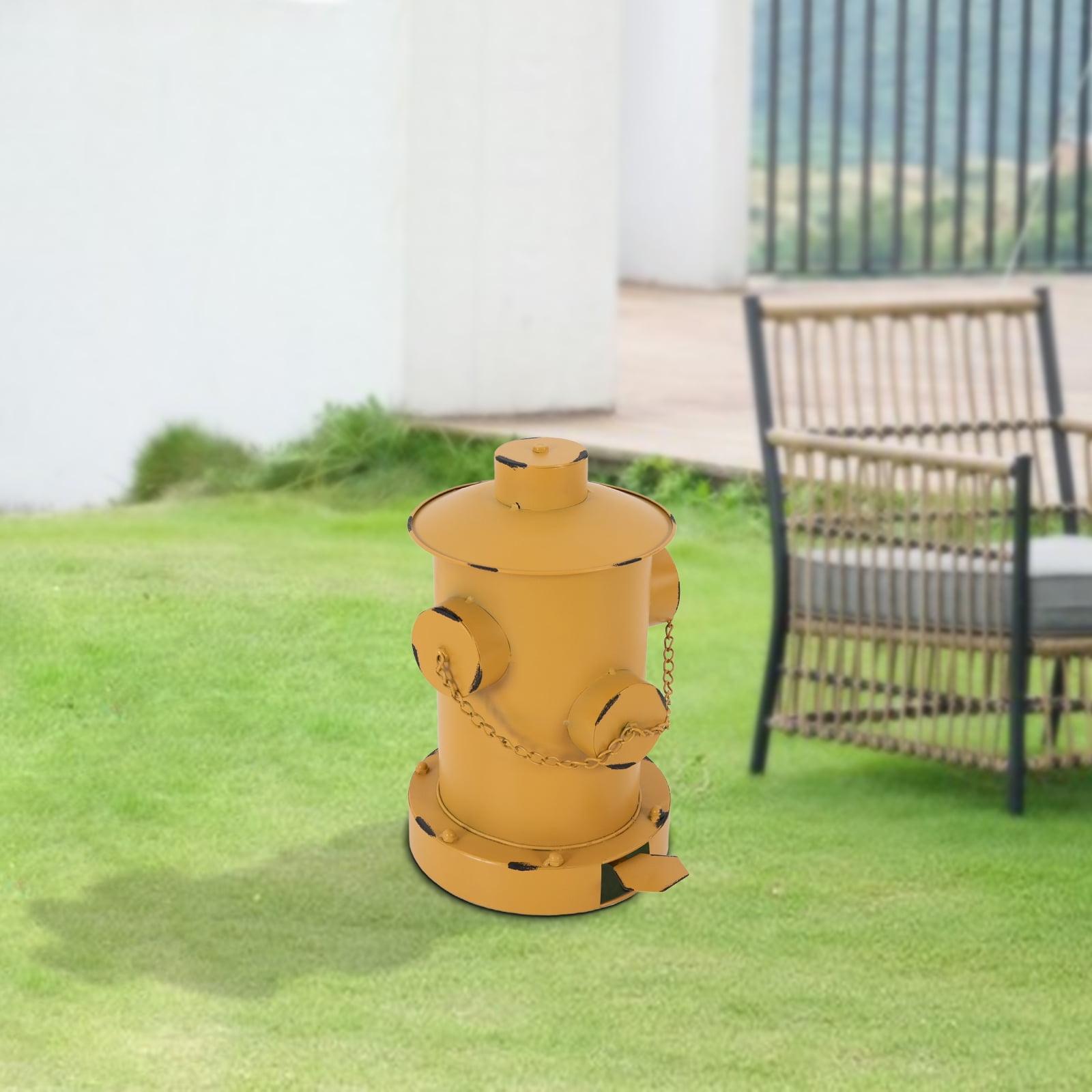 Wildnix Industrial Waste Container with Retro Design, Step-On Mechanism ...