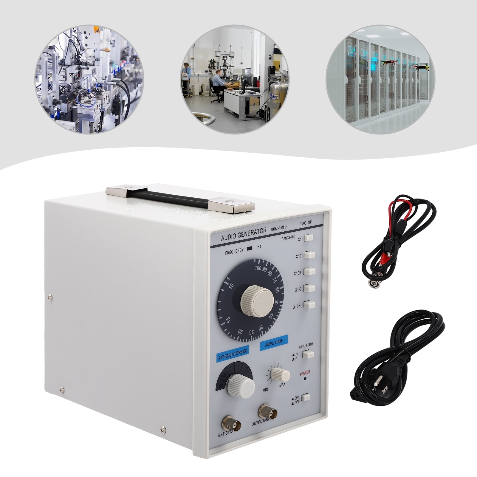 Wildnix Low-Frequency Signal Generator with Dual Output Waveforms, 10 ...