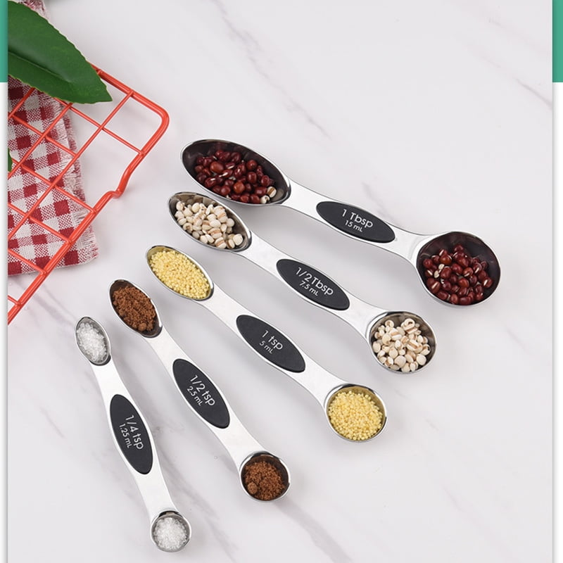 Wildnix Magnetic Electronic Food Spoon Scale Set, 7-Piece Stainless ...