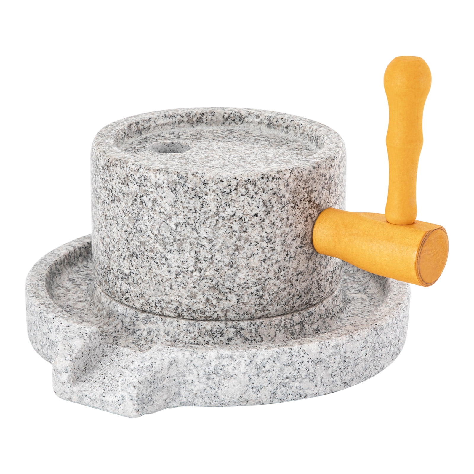 Wildnix Manual Grain Mill with Granite Grinding Core, Wooden Handle ...