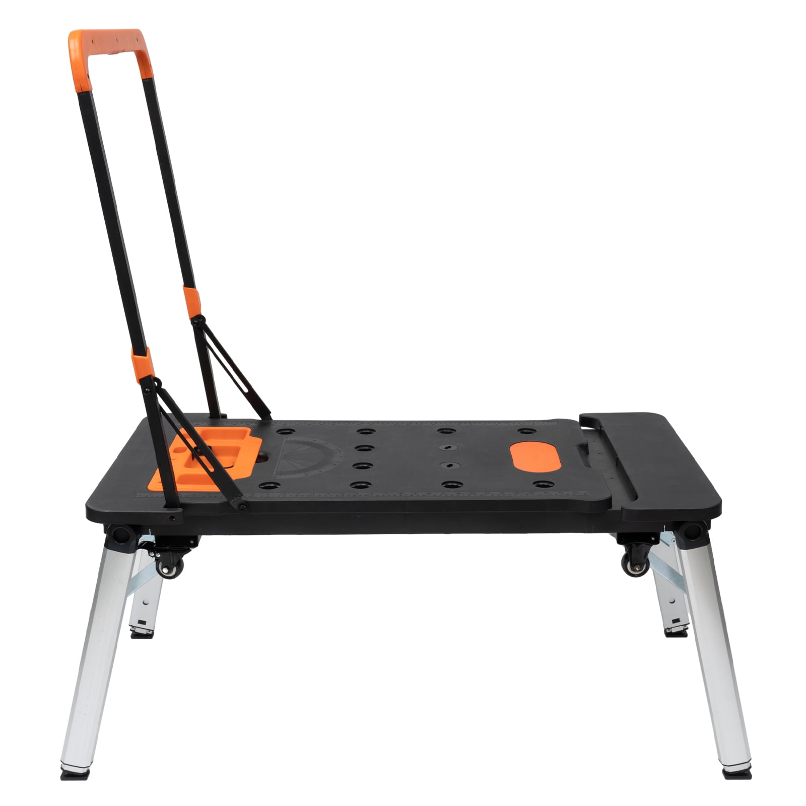 Wildnix Mobile Workbench with Wheels, Foldable Design, 330.69lbs Load ...