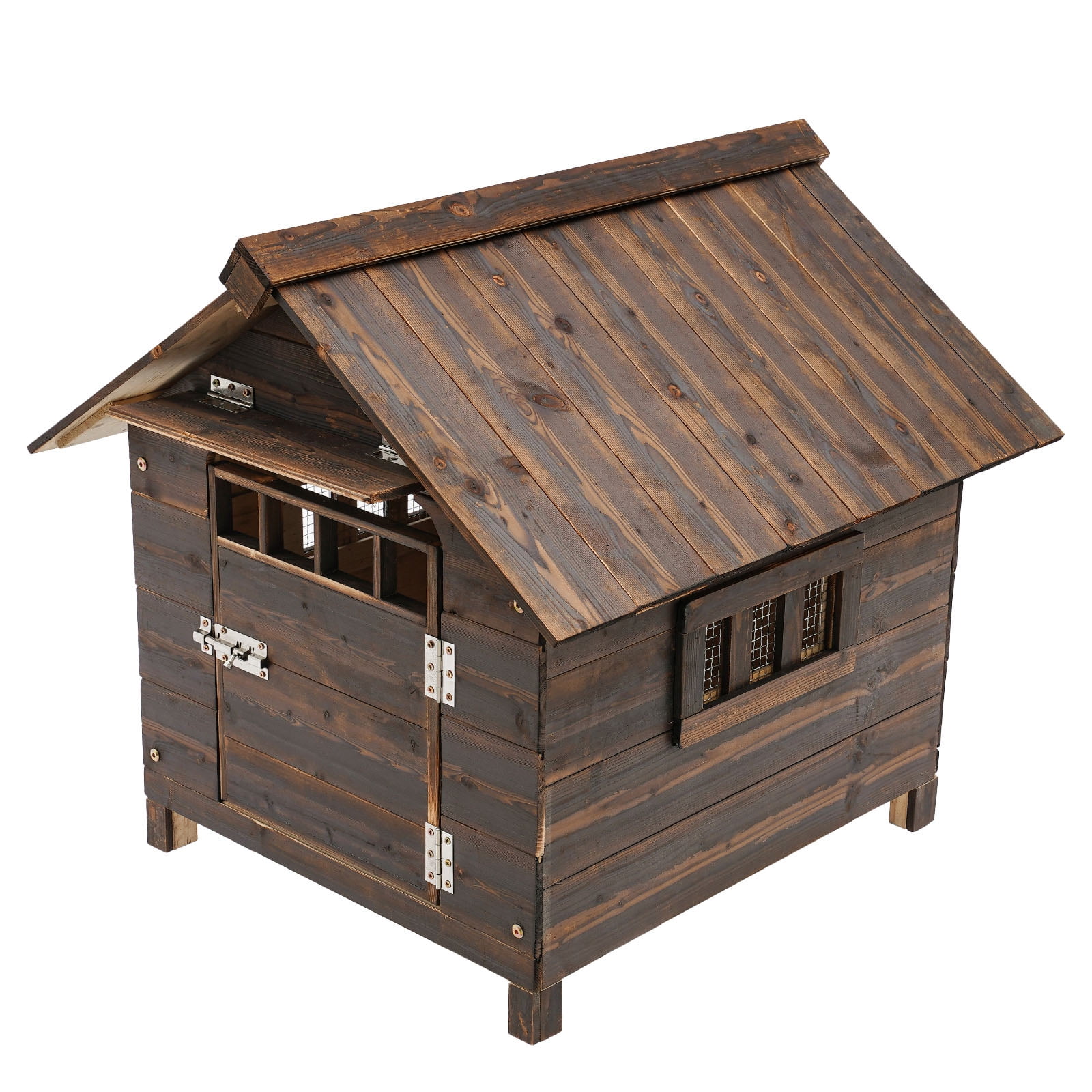 Wildnix Modern Doghouse with Raised Bottom for Stability, Mortise and ...