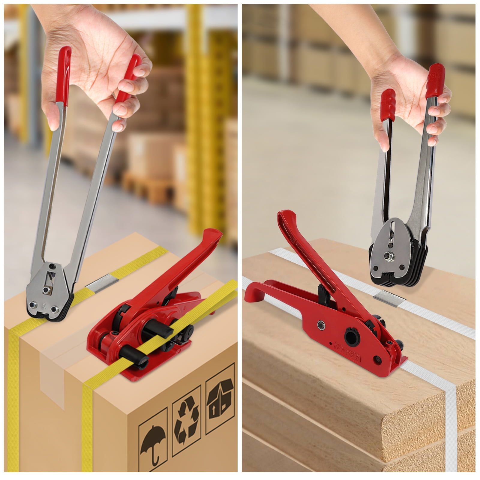 Wildnix Packaging Strapping Banding Kit, Heavy-Duty Strapping Tensioner ...