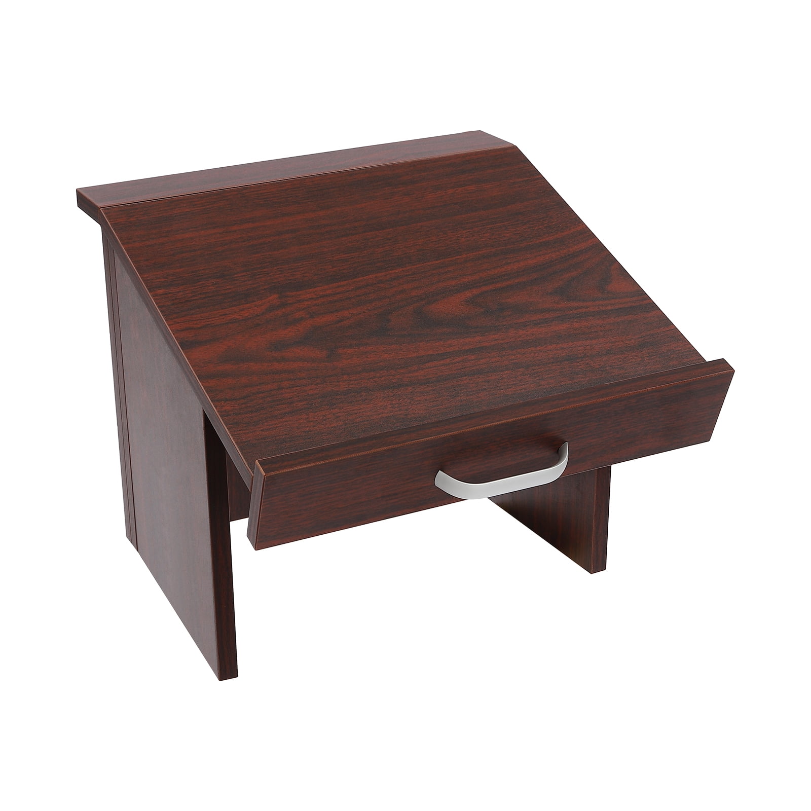 Wildnix Podium Wood Stand with Spacious Storage, Foldable & Portable ...