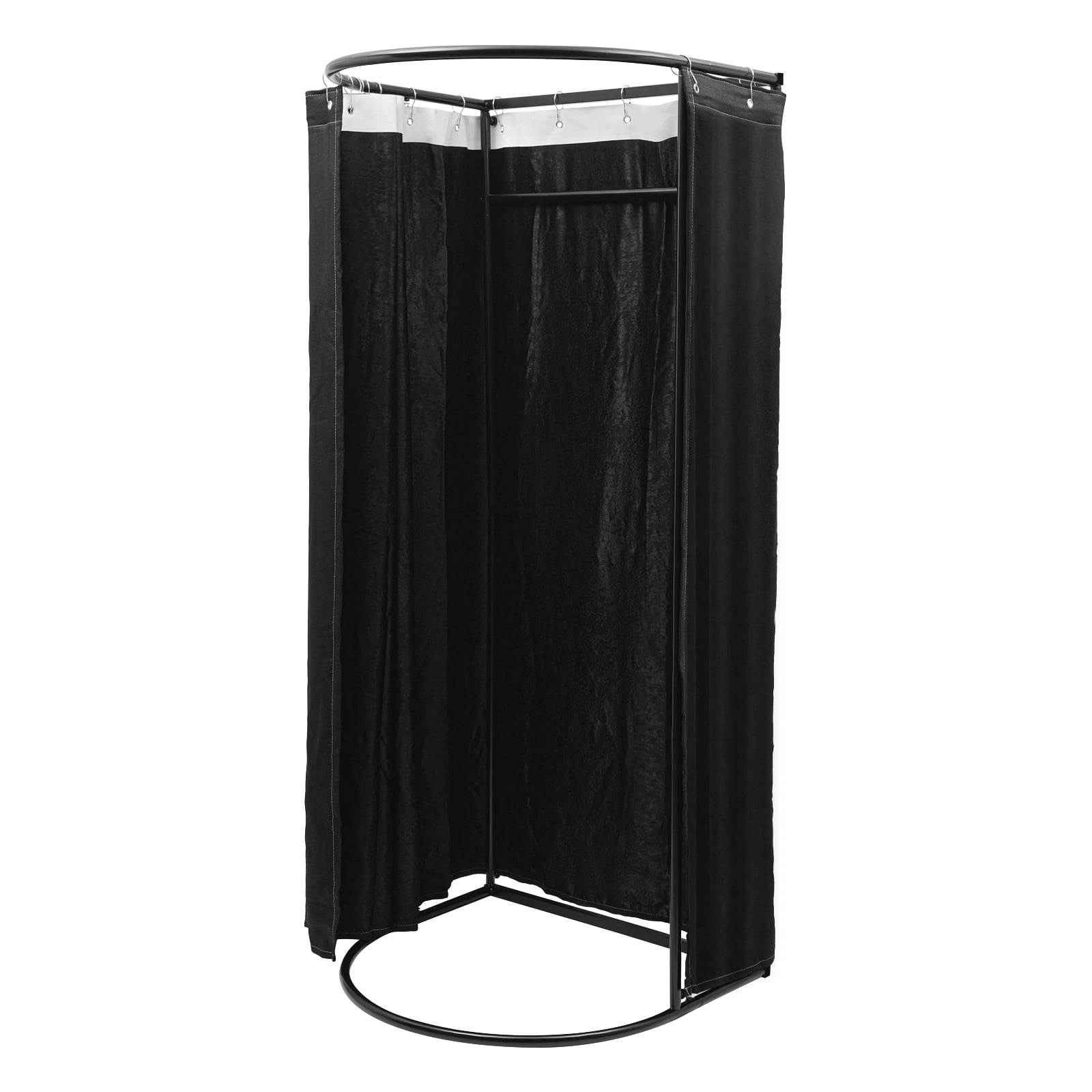 Wildnix Portable Fitting Room with Curtain and Hanger, Freestanding ...