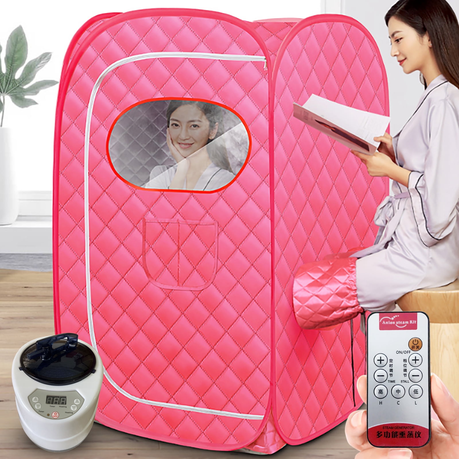 Wildnix Portable Sauna with Easy Disassembly, Waterproof Steam Box ...