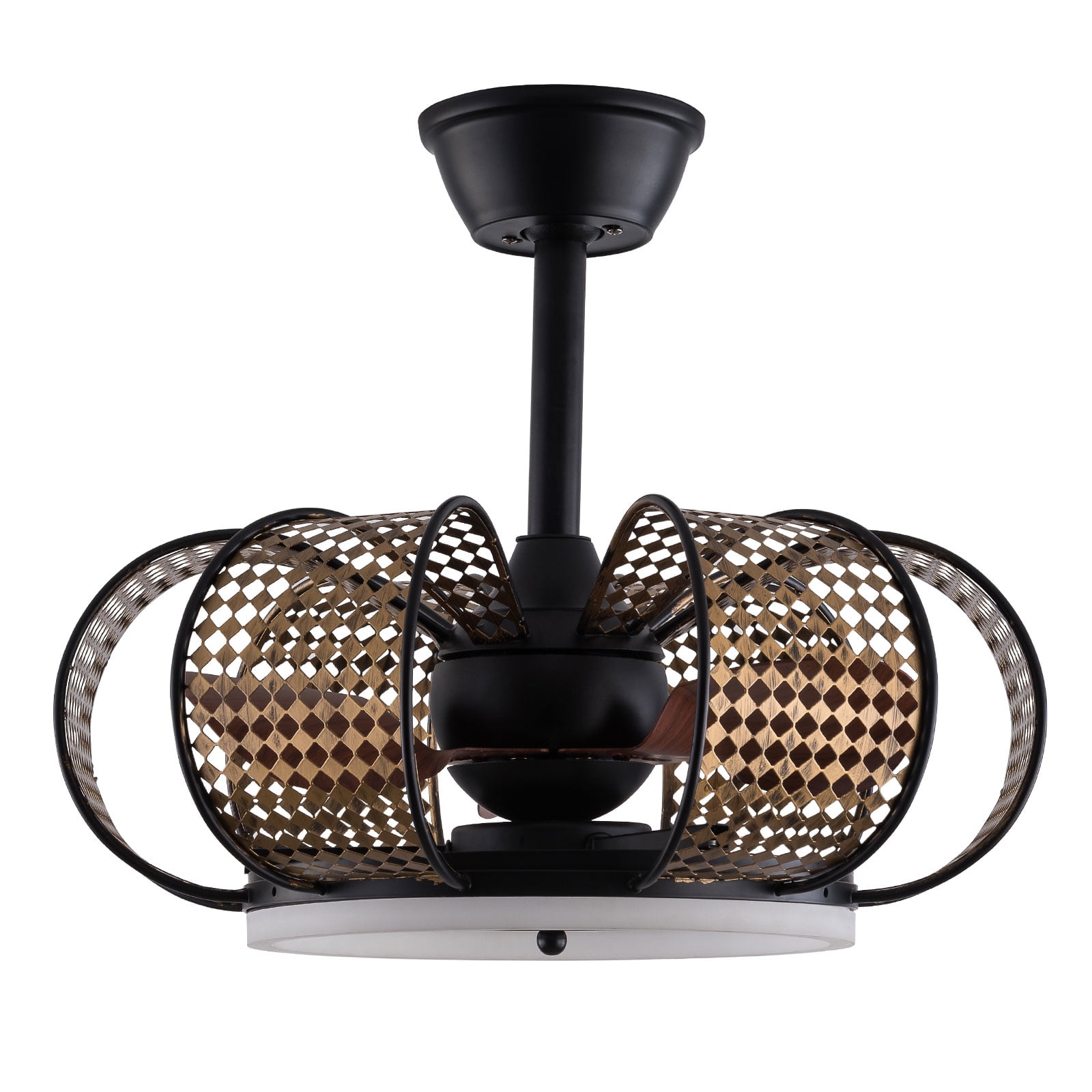 Wildnix Premium Ceiling Fan Light with Six Wind Speeds, Pure Copper ...