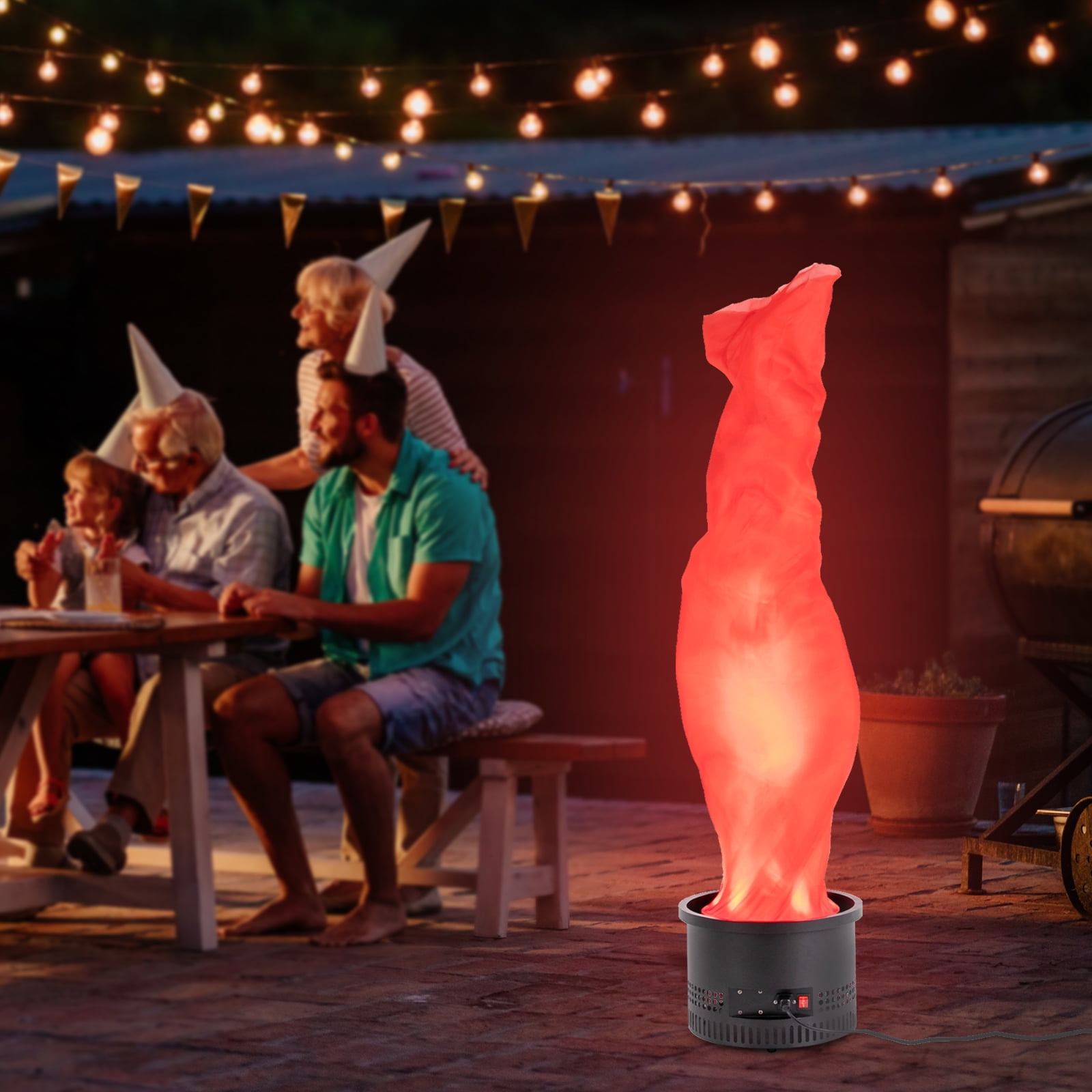 Wildnix Realistic Simulated Campfire Light with LED Beads and Turbine ...