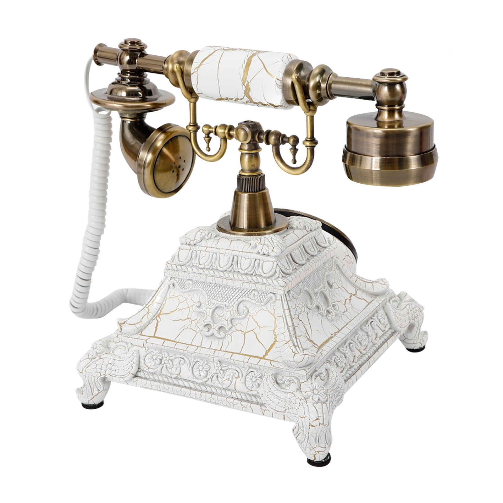 Wildnix Retro European Design Landline Phone with One-Touch Calling ...