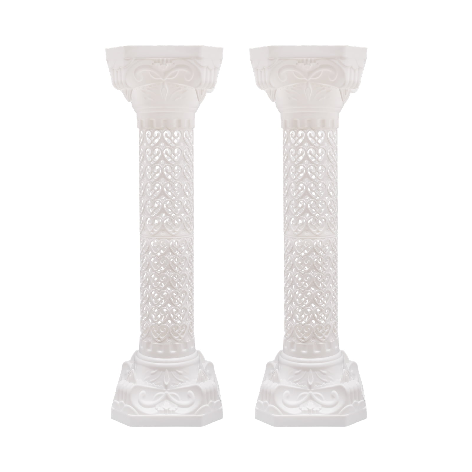 Wildnix Roman Column Wedding Decorations, Durable Plastic Sculpture ...