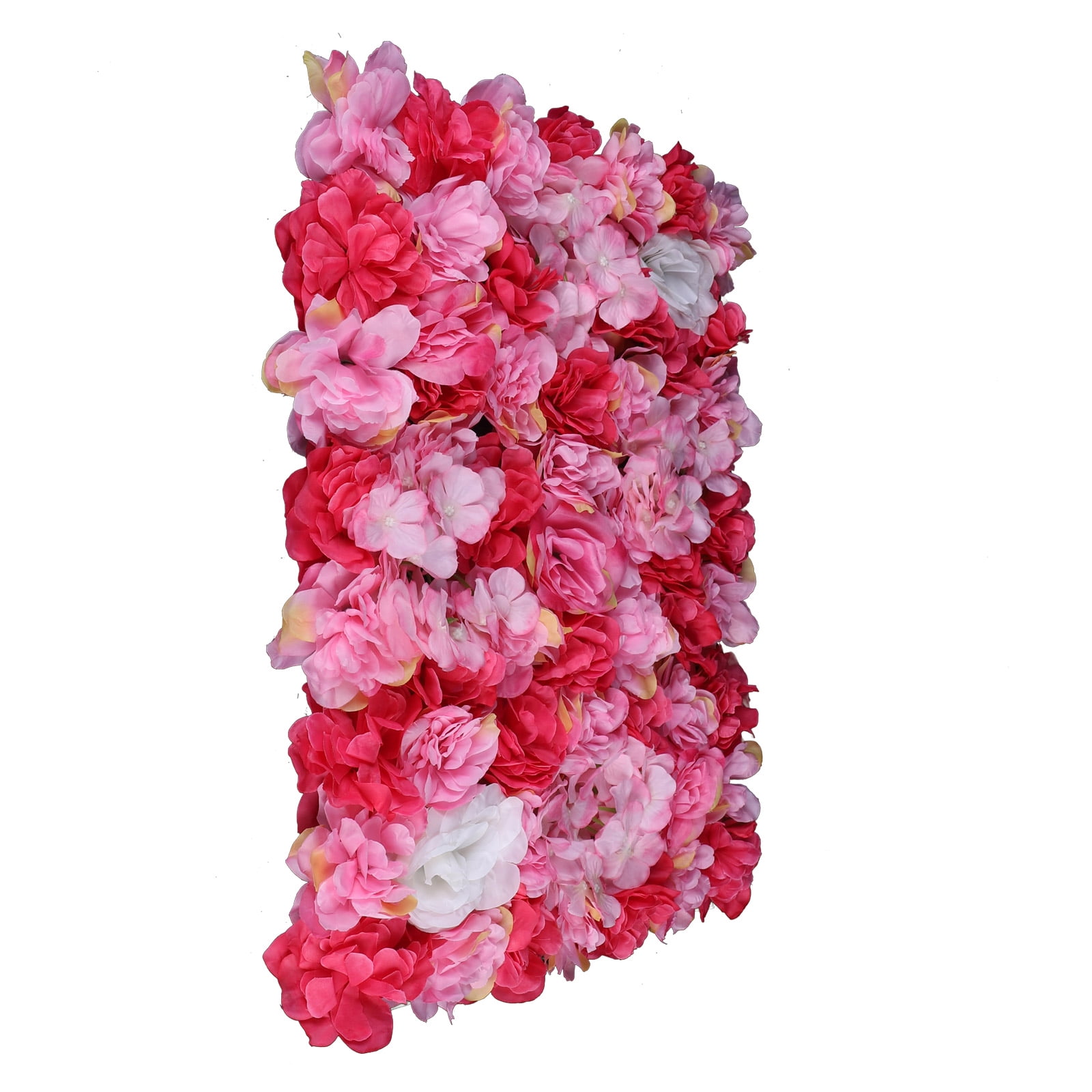 Wildnix Romantic Silk Flower Wall for Wedding and Event Decor, Easy to ...