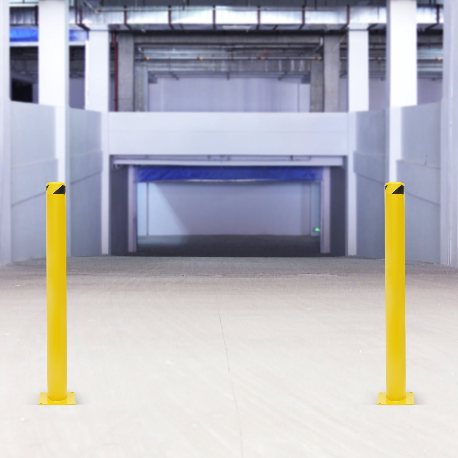 Wildnix Safety Bollard Kit, Impact-Resistant Q235 Steel, Powder Coated ...