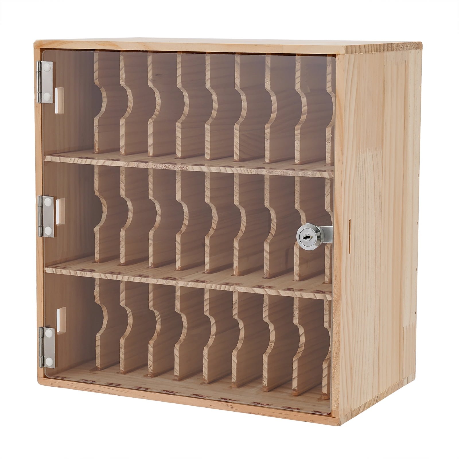 Wildnix Secure Cell Phone Storage Box with Lockable Compartment, 30 ...