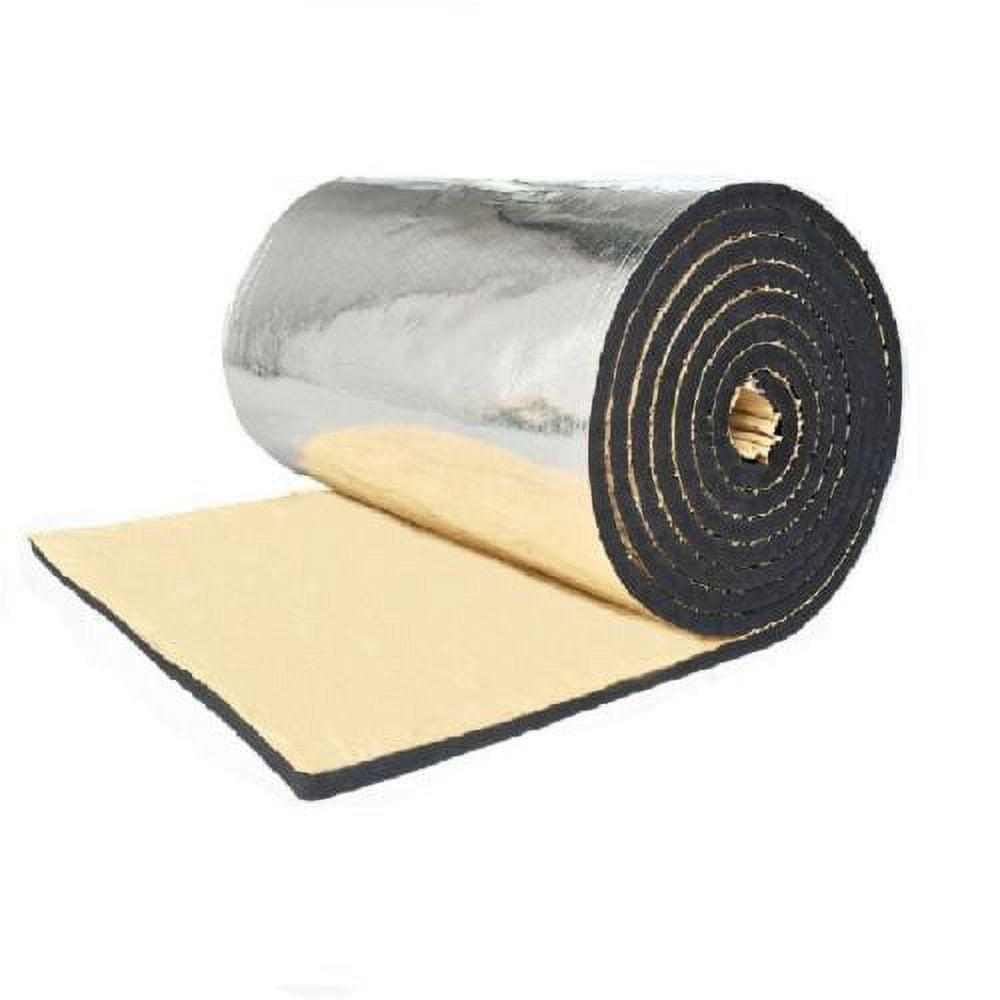 Wildnix Sound Deadening Material, 13x3ft Size, 5mm Thickness, High Heat ...