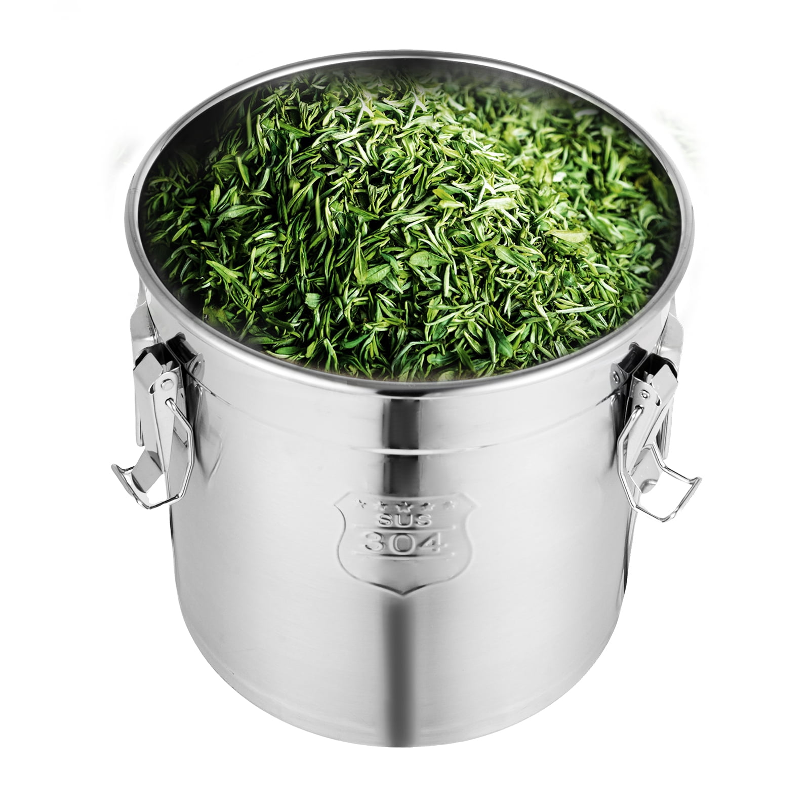 Wildnix Stainless Steel Rice Container-21L Airtight Food Storage Bin ...