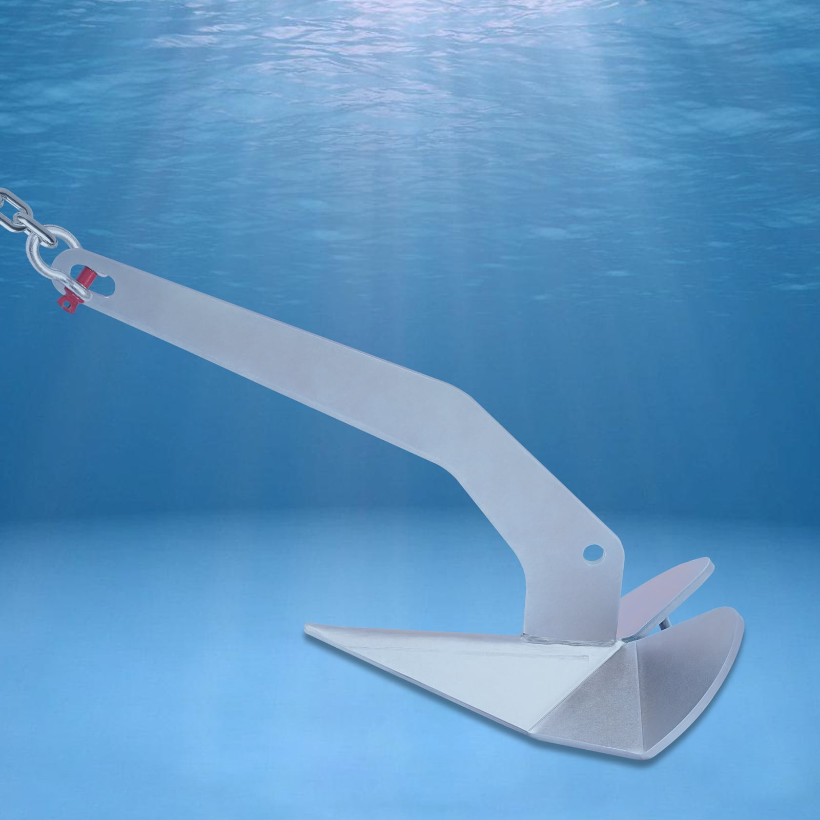 Wildnix Steel Boat Anchor with Triangular Shape for Stability, Easy ...