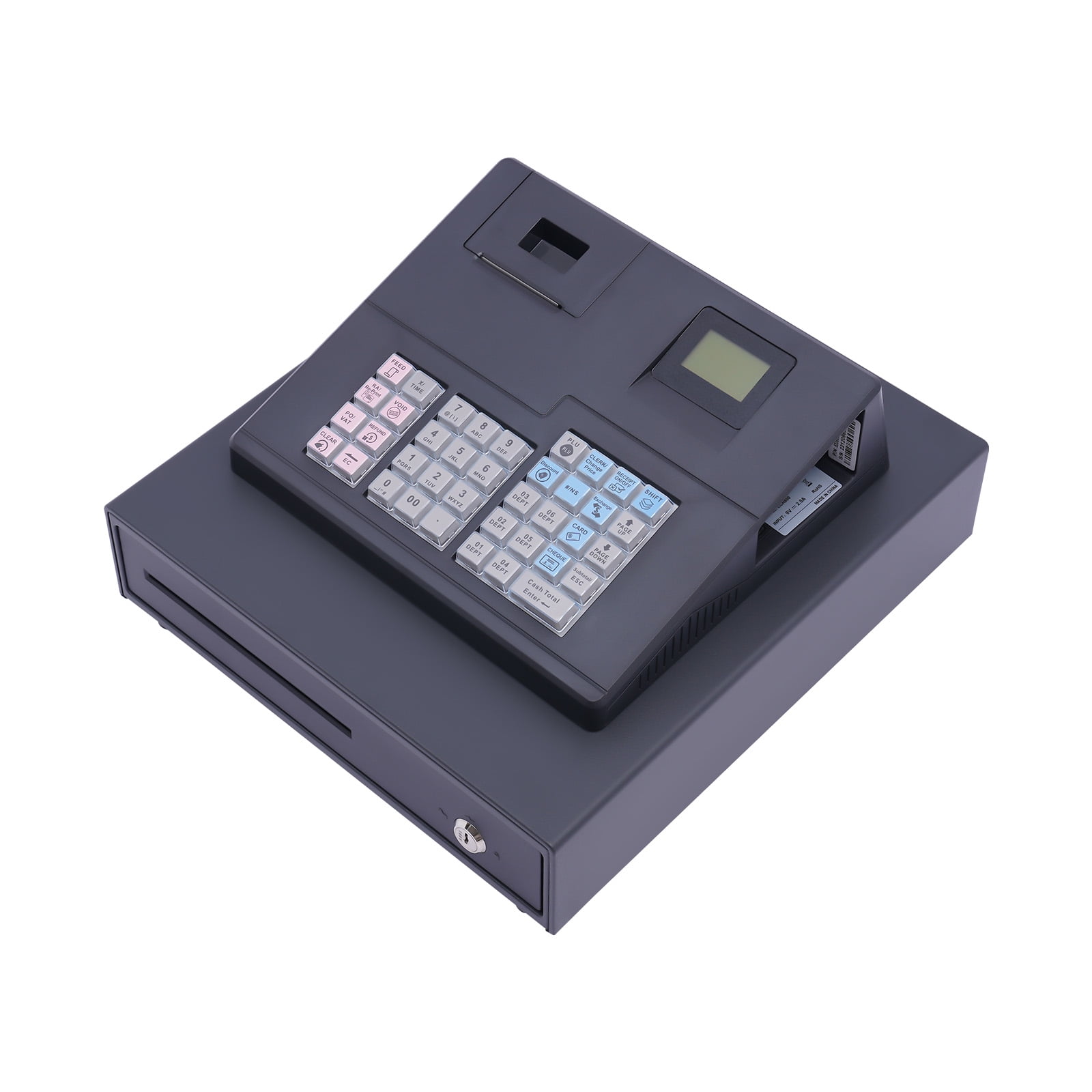 Wildnix Supermarket Cash Register with 9 Classified Storage Slots, High ...