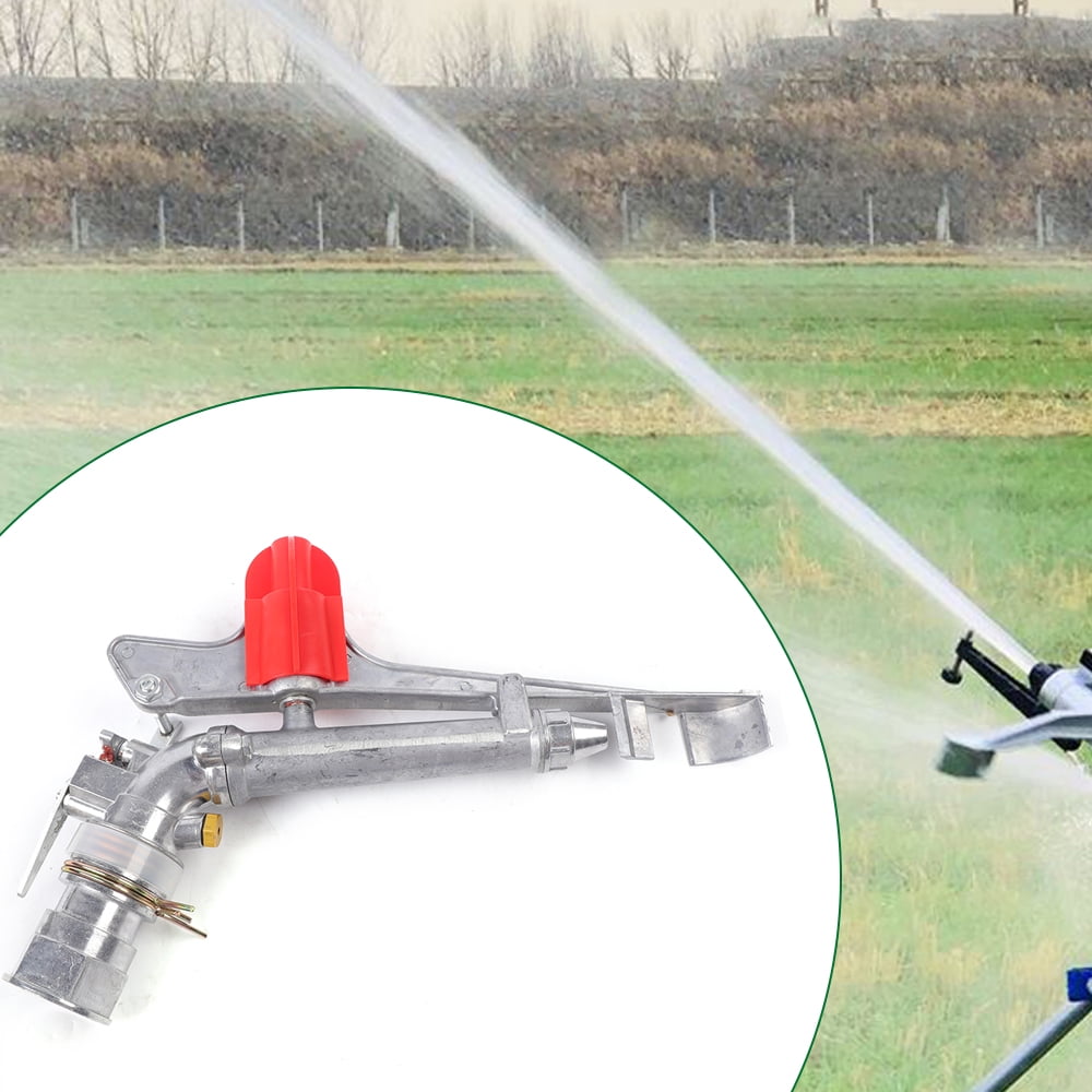 Wildnix Tripod Sprinkler with Adjustable Spray Nozzles, 360° Rotation, High Efficiency, Zinc ...