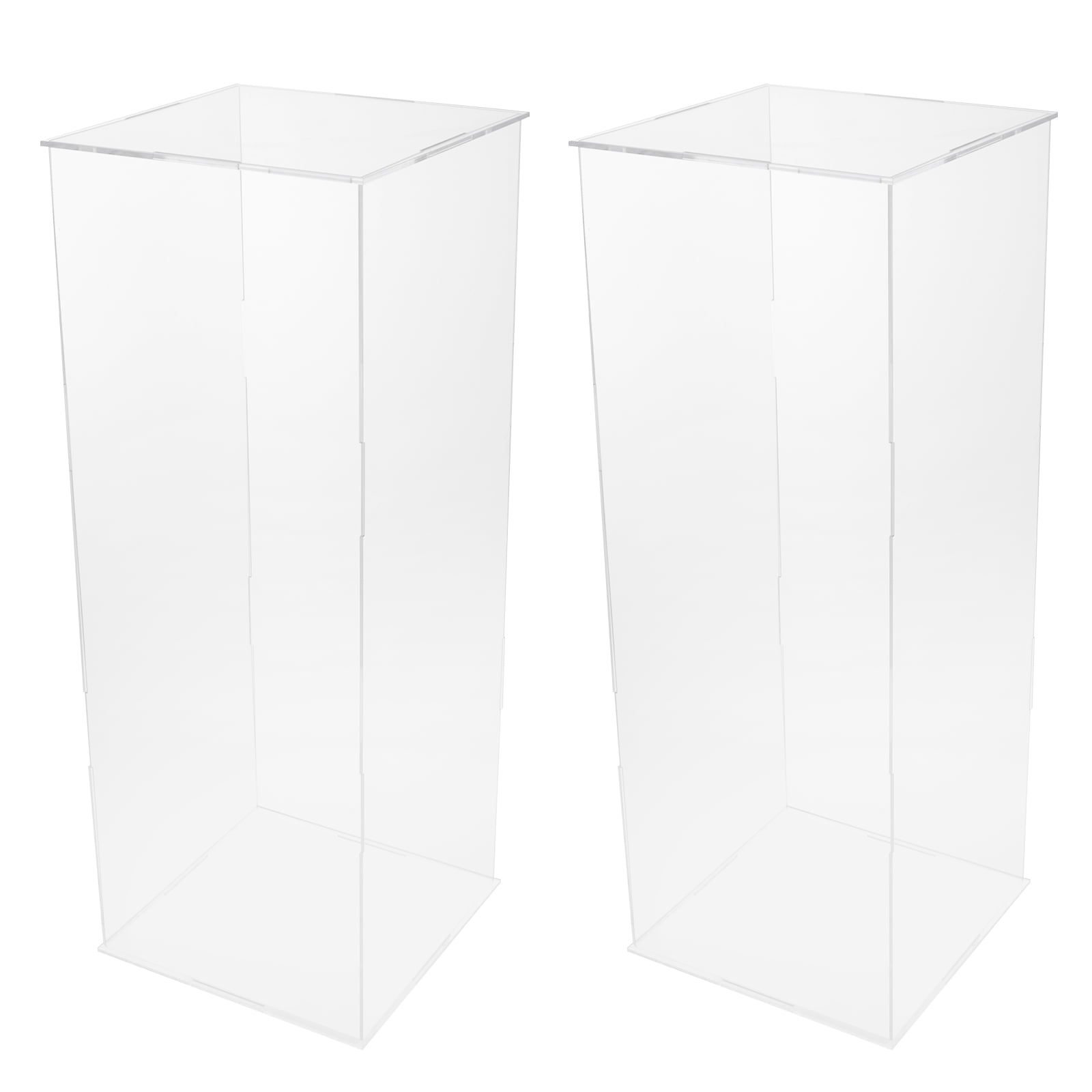 Wildnix Turntable Display Stand, Clear Acrylic Pedestal Art Sculpture ...