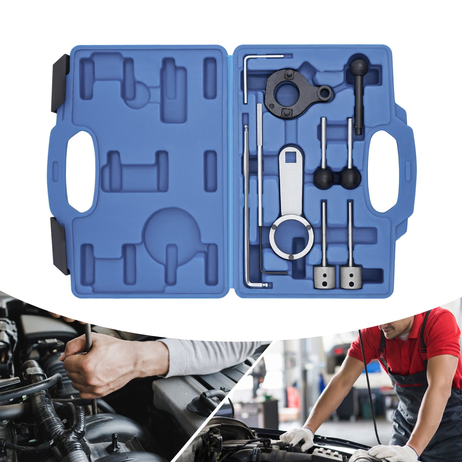 Wildnix VAG1.6 and 2.0TDI CR Timing Belt Change Tool Kit, Camshaft ...