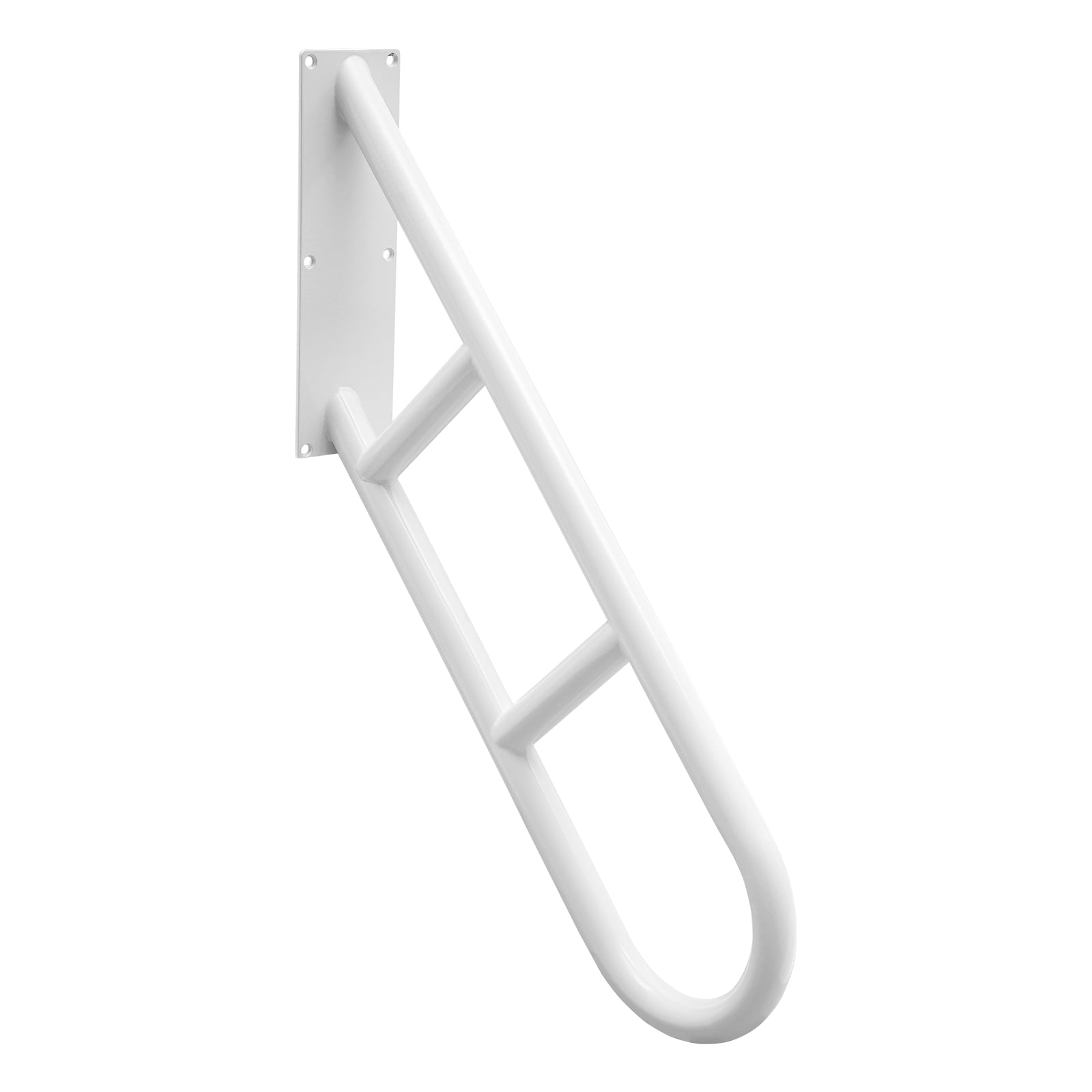 Wildnix Wall Mounted Metal Stair Railing, U-Shaped Safety Handrail with ...