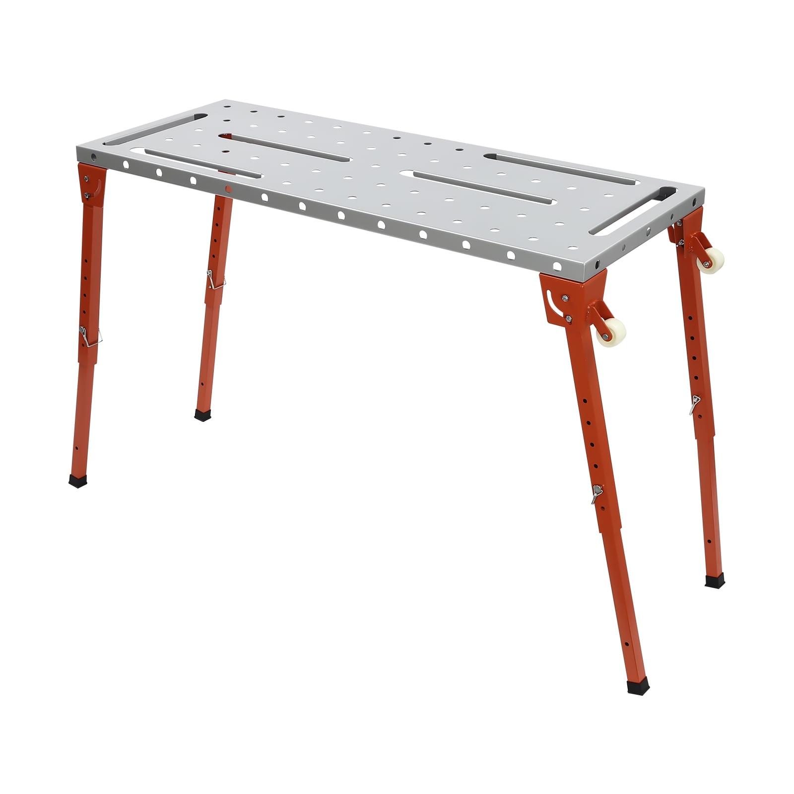 Wildnix Welding Table with Adjustable Height – Heavy-Duty Steel Surface ...