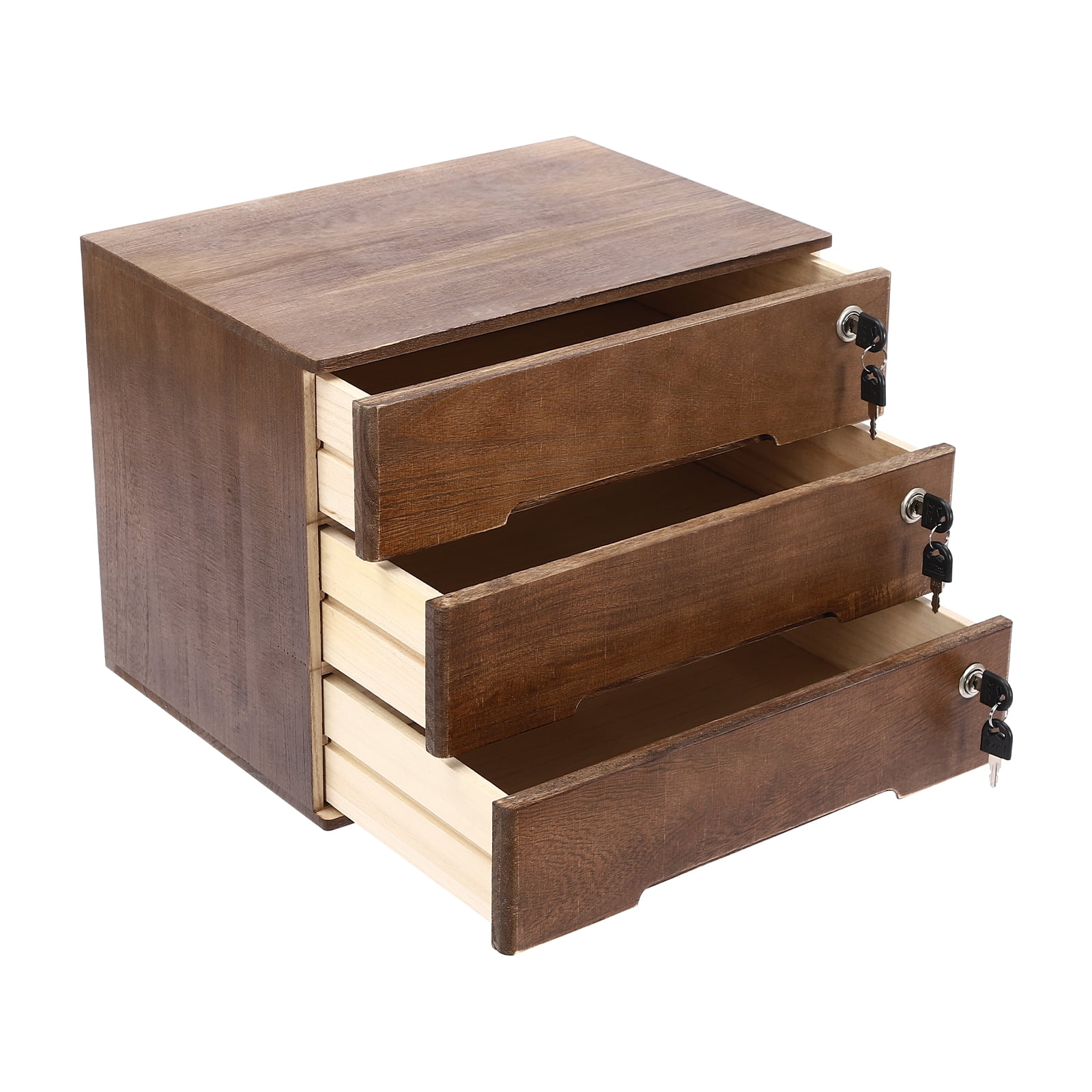 Wildnix Wooden Desktop Storage Box, Eco-Friendly, Sturdy, Durable ...