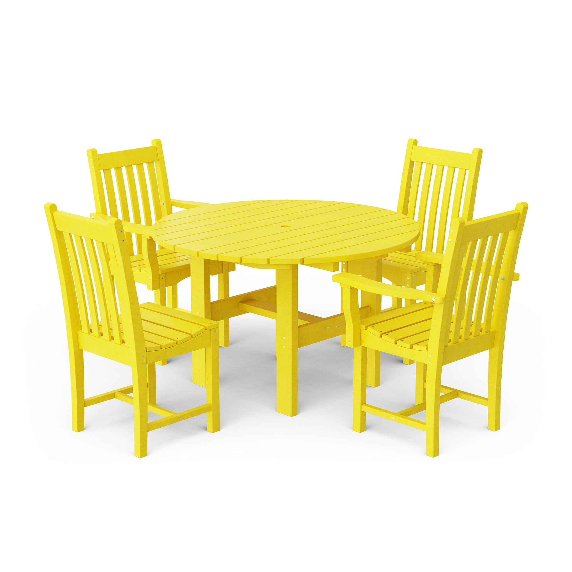 Wildridge Classic 5-Piece 46" Round Dining Set with Dining Chairs ...